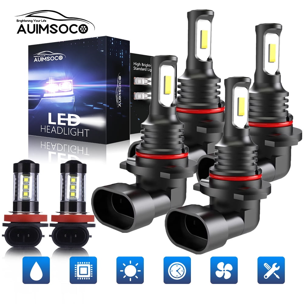 For Dodge Charger 2006 2007 2008 2009 High/Low+Fog Light Kit 6000k ...