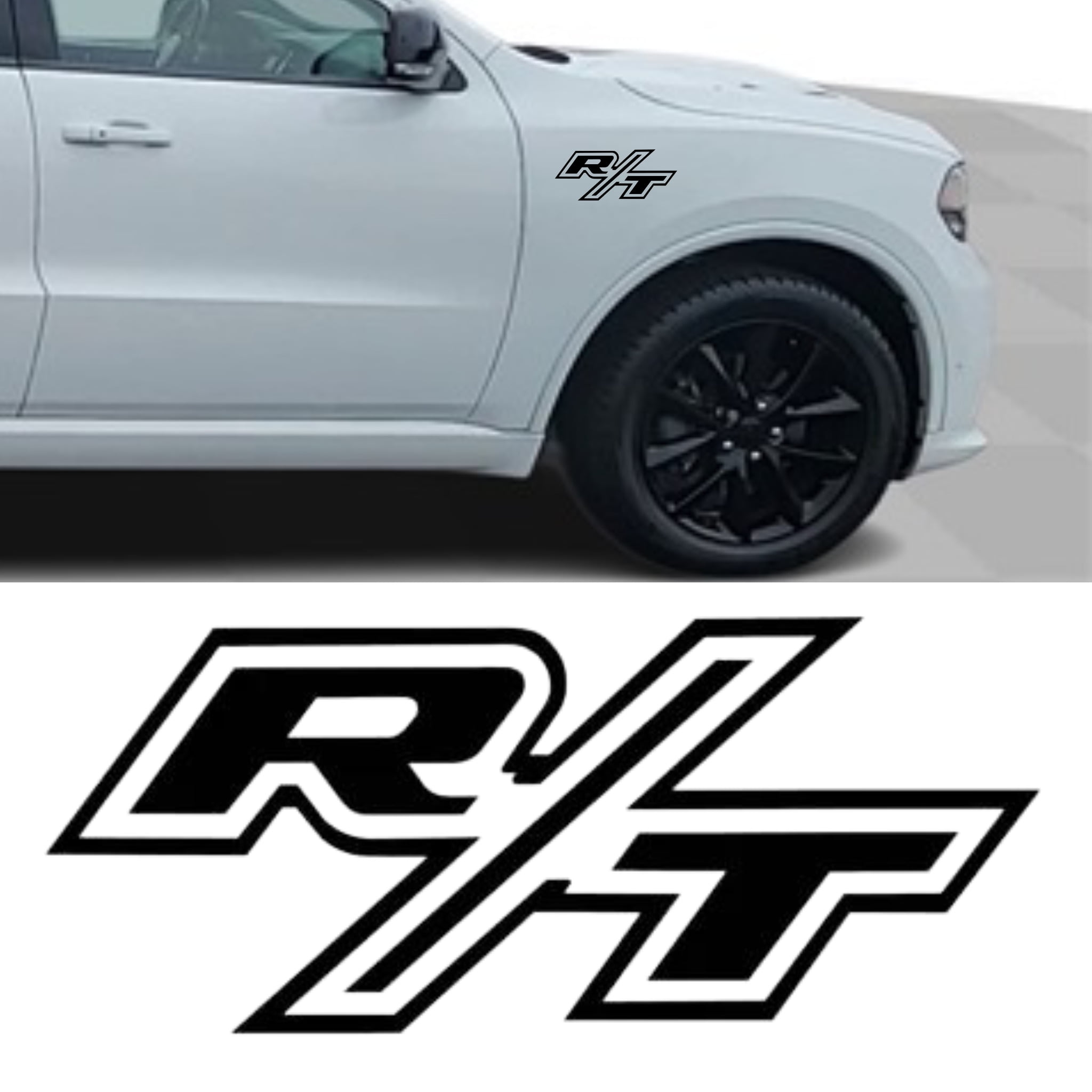 Dodge Charger Challenger Durango R/T Decal Logo Set Of 2 - Walmart.com