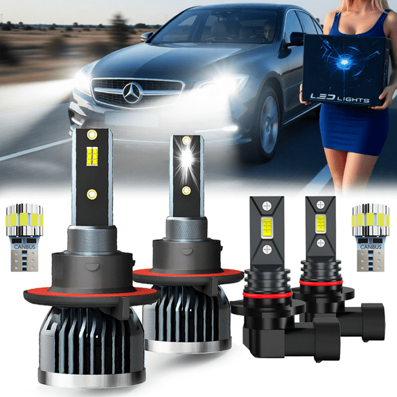 For Dodge Dakota 2005-2009 LED Light Bulbs,Direct Plug and Play,9008 ...