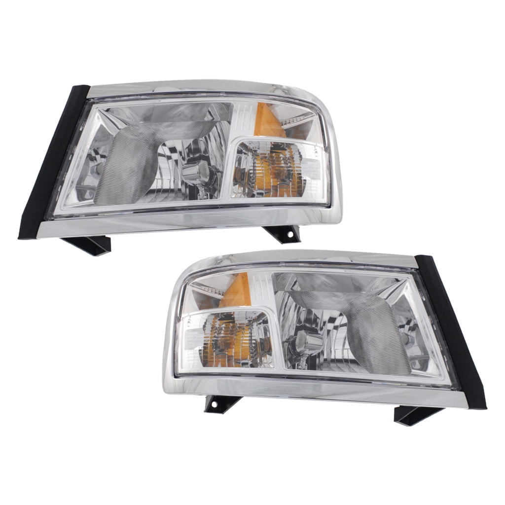 For Dodge Dakota 2008 2009 2010 Headlight Assembly Driver and Passenger ...