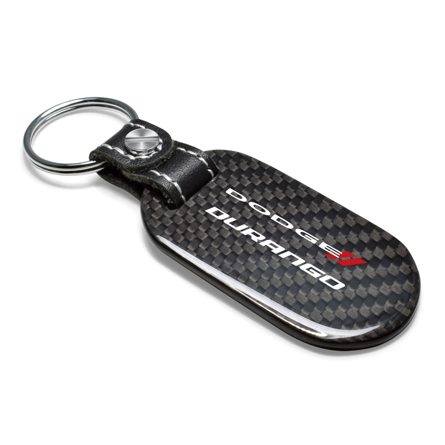 Dodge Durango 100% Real Carbon Fiber 3 mm Thick Tag Style Key Chain ...
