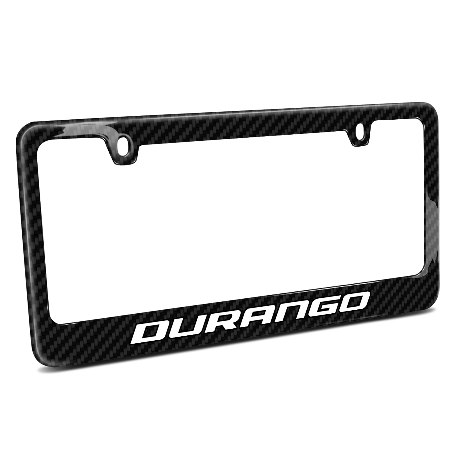 Dodge Durango Black Real 3K Carbon Fiber Glossy Finish License Plate ...