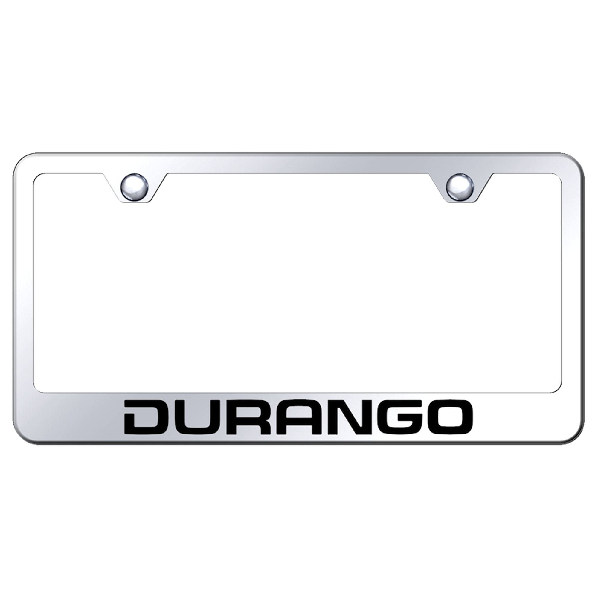 Dodge Durango Laser Etched Logo Stainless Steel License Plate Frame ...