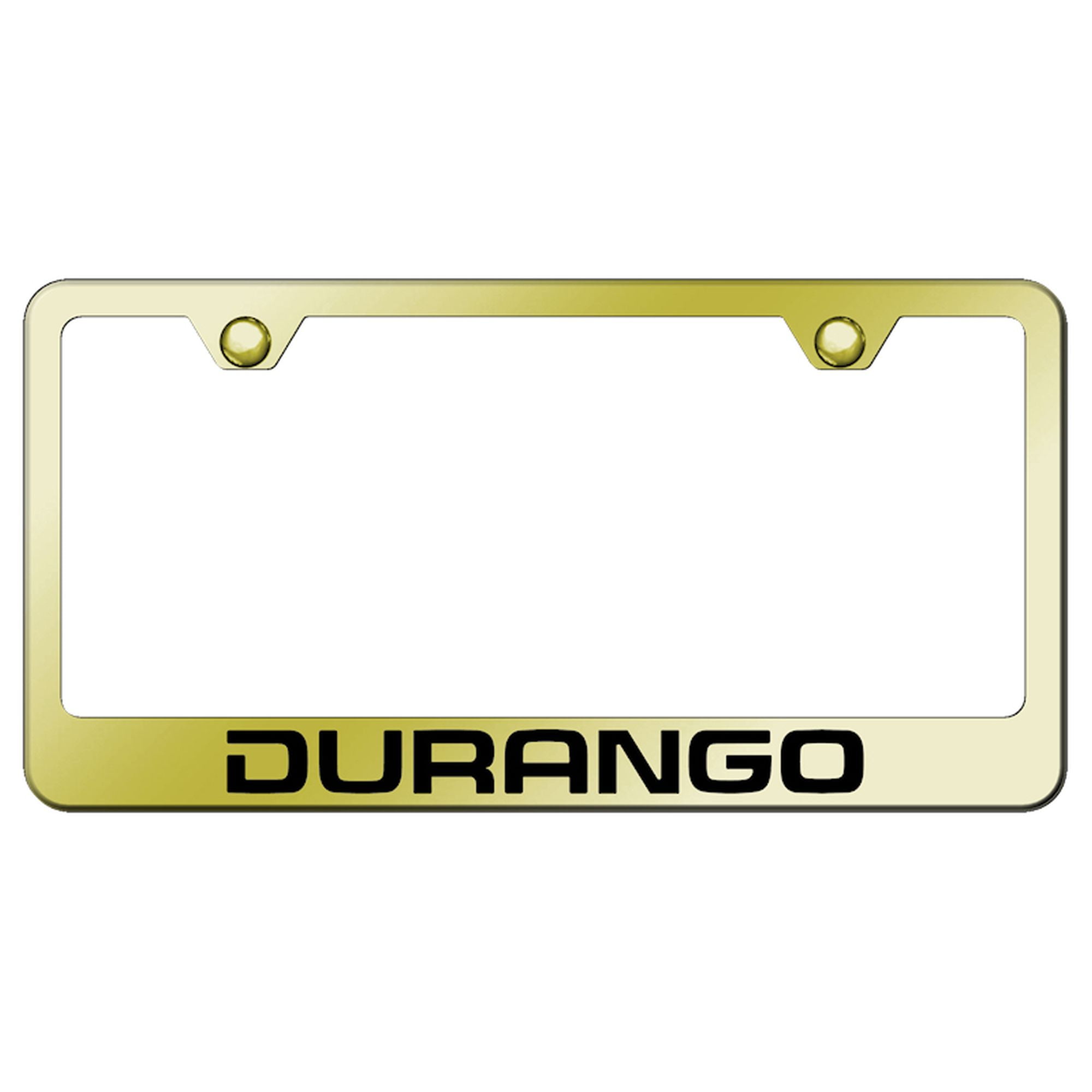 Dodge Durango Laser Etched Logo Stainless Steel License Plate Frame ...