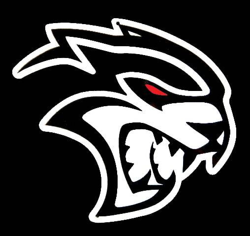 Dodge Hellcat Red Eye Steel Sign - Black - Walmart.com