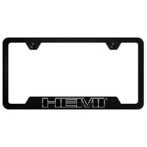 Dodge Charger R/T Notched License Plate Frame Logo on Black ...