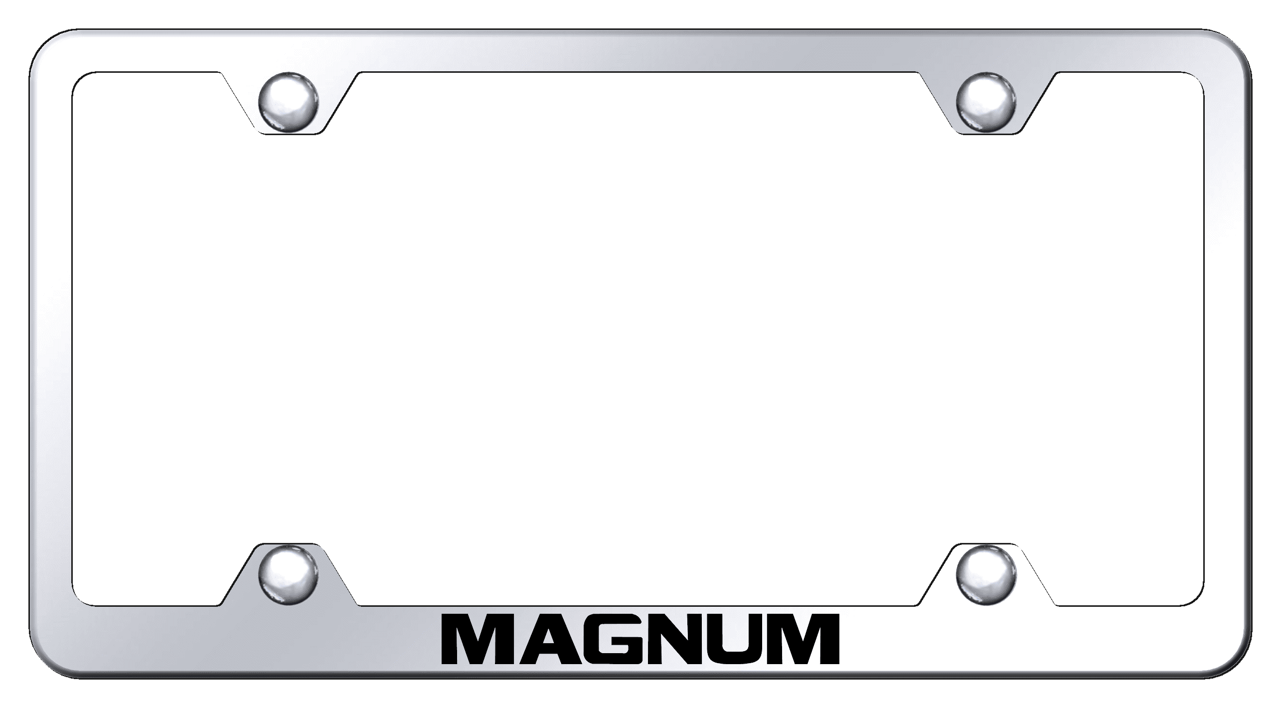Dodge Magnum Laser Etched Logo Wide Body License Plate Frame (Chrome ...