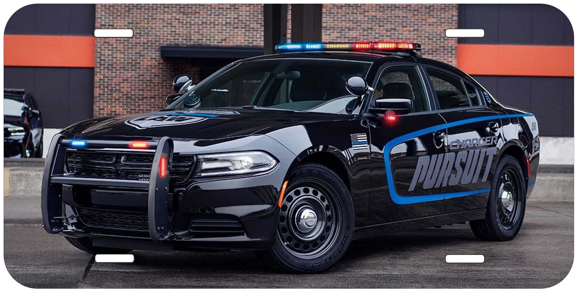 Dodge Police Car Novelty Auto License Plate - Walmart.com