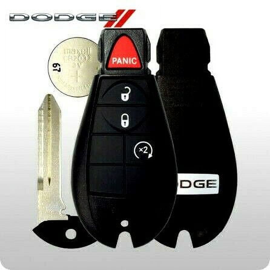 Dodge RAM Durango Caravan 2008-19 4-Button NEW FOBIK LOGO VLS - Walmart.com