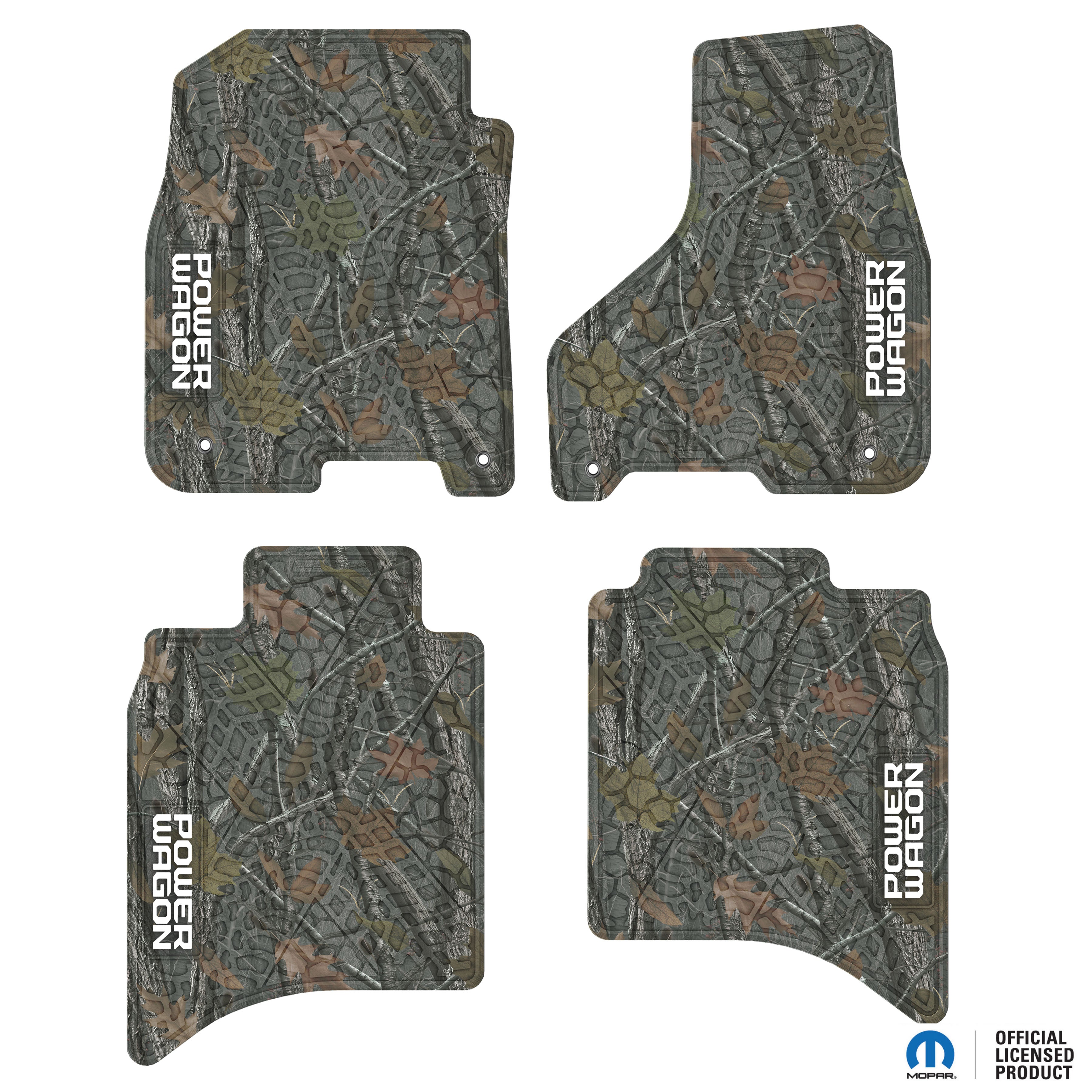 Dodge RAM Floor Mats 12-18 RAM 1500/2500/3500 & 19-24 RAM 1500 Classic Crew Cab 4 Piece w/ Power ...