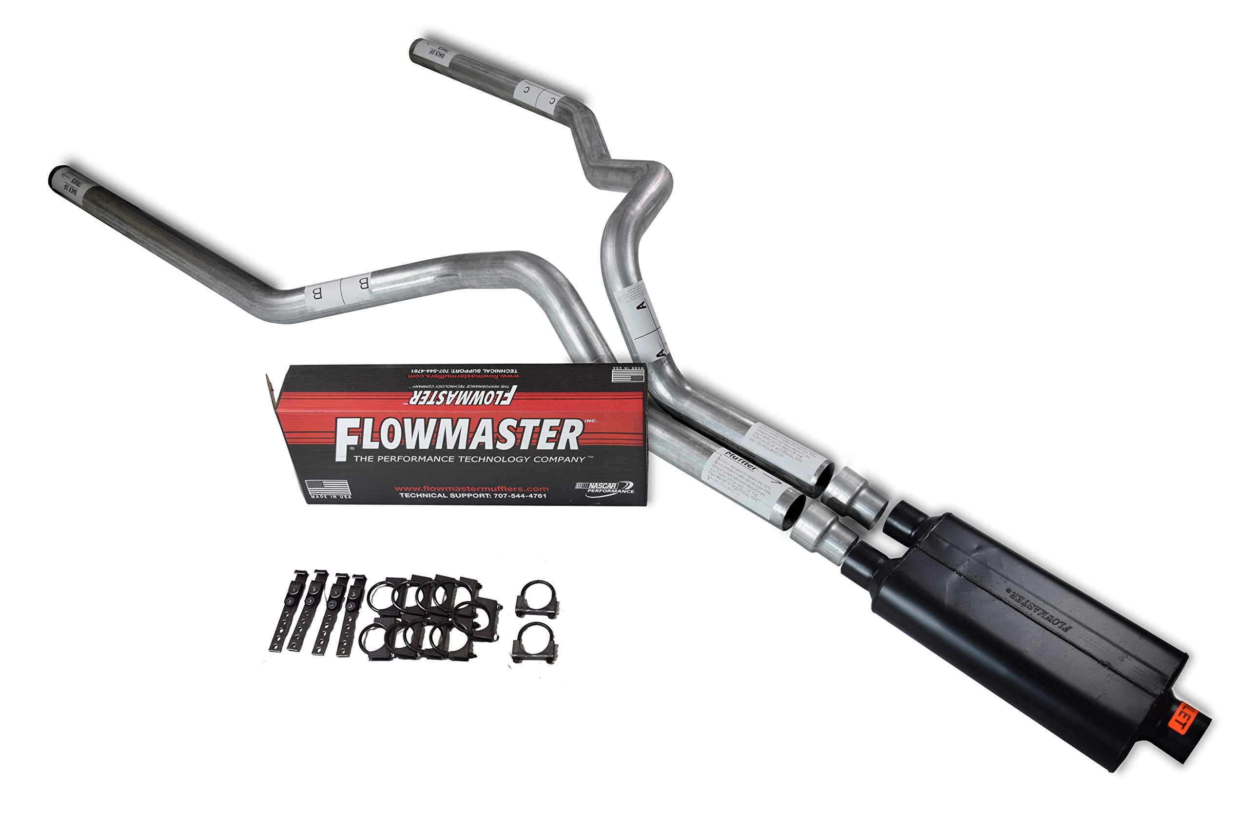 Dodge Ram 09-18 3" Dual Exhaust Flowmaster 50 Series Muffler - Walmart.com