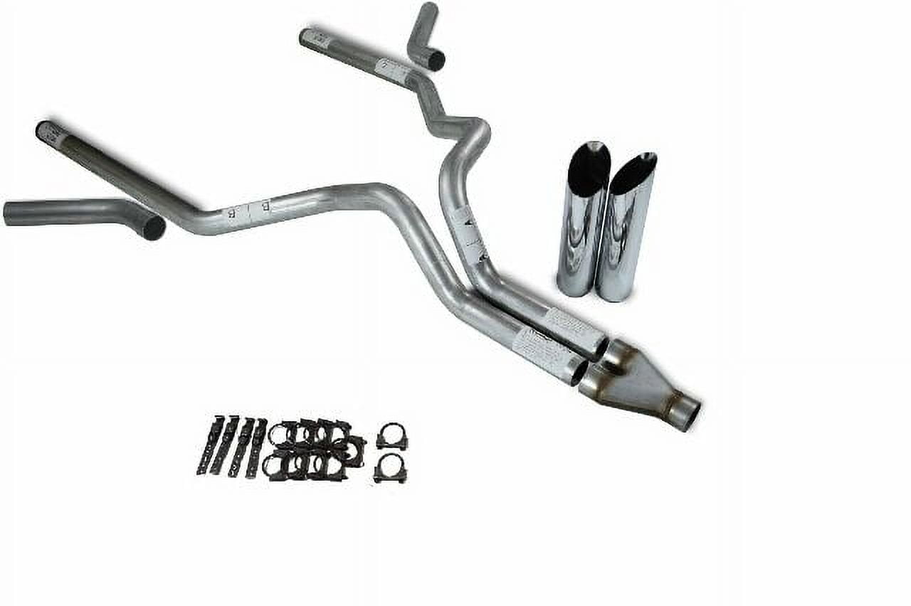 Dodge Ram 1500 04-08 3" Dual Truck Exhaust Kits Y pipe Slash Tips ...