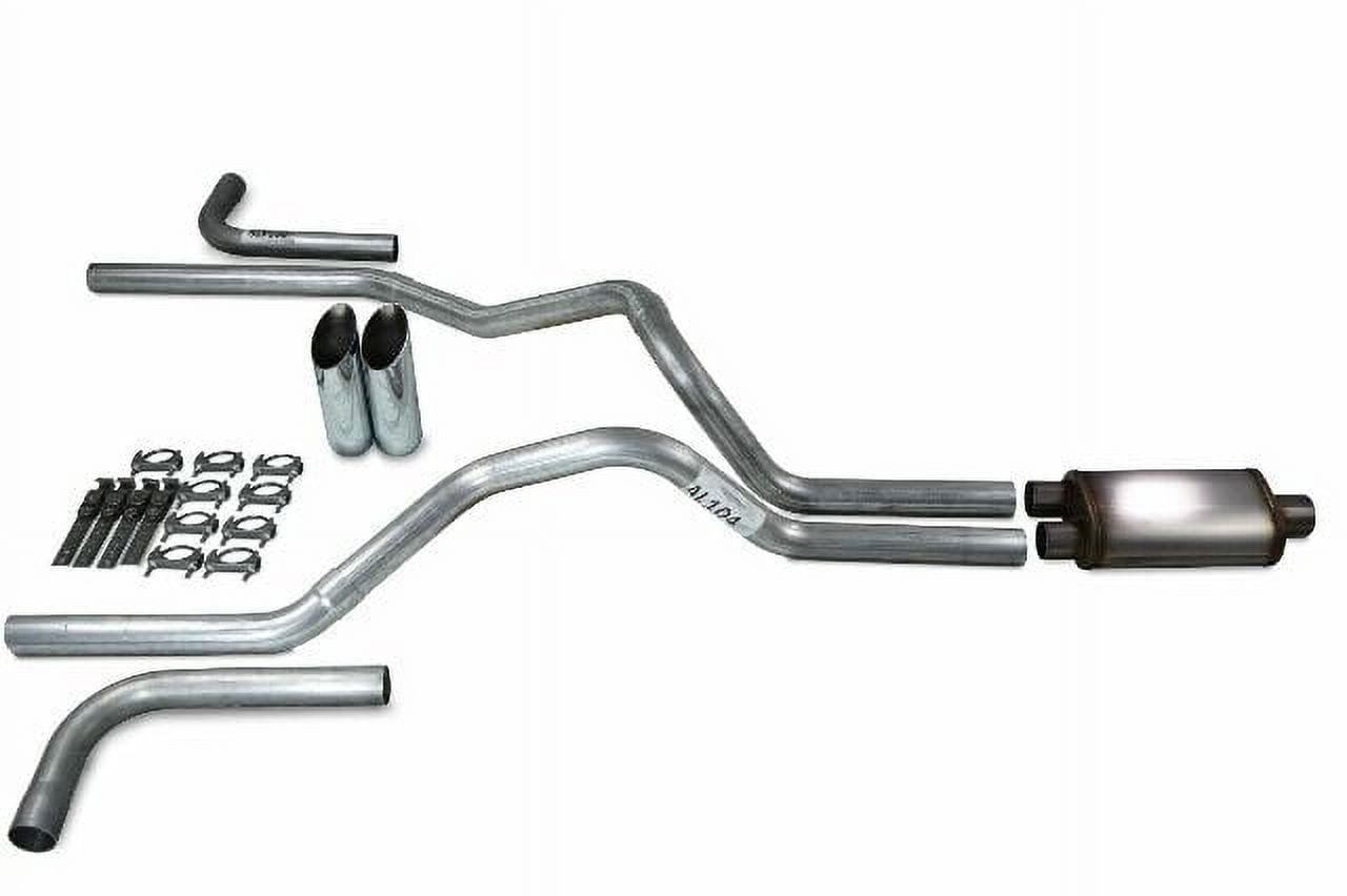 Dodge Ram 1500 09-18 2.5" Dual Exhaust Kits Stainless Muffler Slash ...
