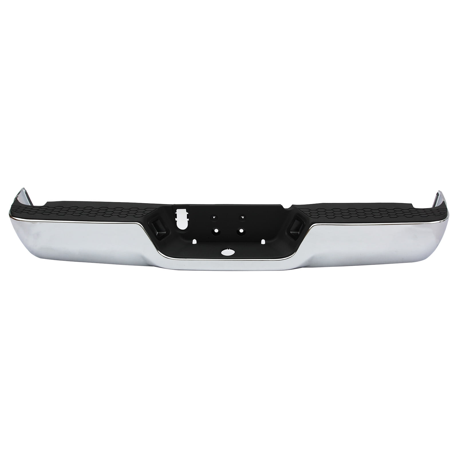Dodge Ram 1500 2010-2012 Pickup Rear Bumper Silver Steel No Holes No ...