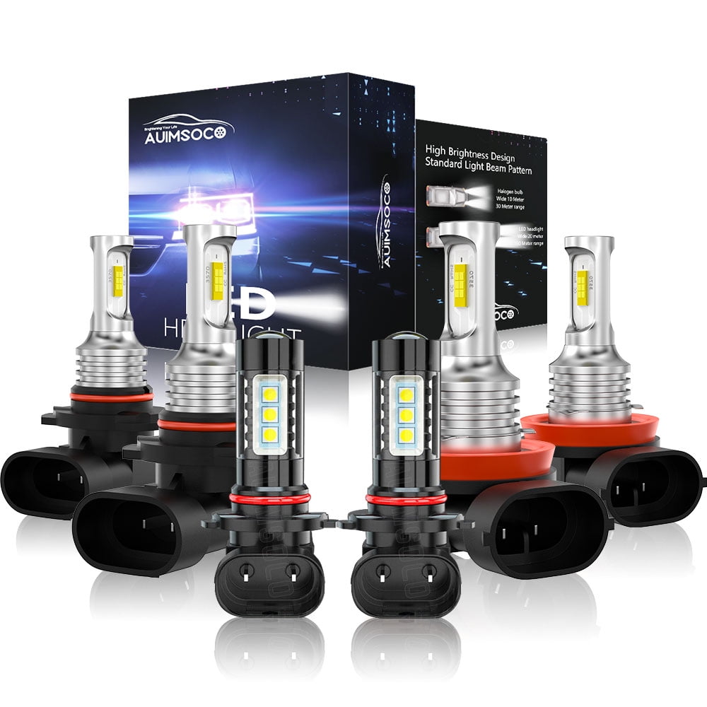 For Dodge Ram 3500 2009 2010 LED Headlight High Low Beam Combo Kit ...