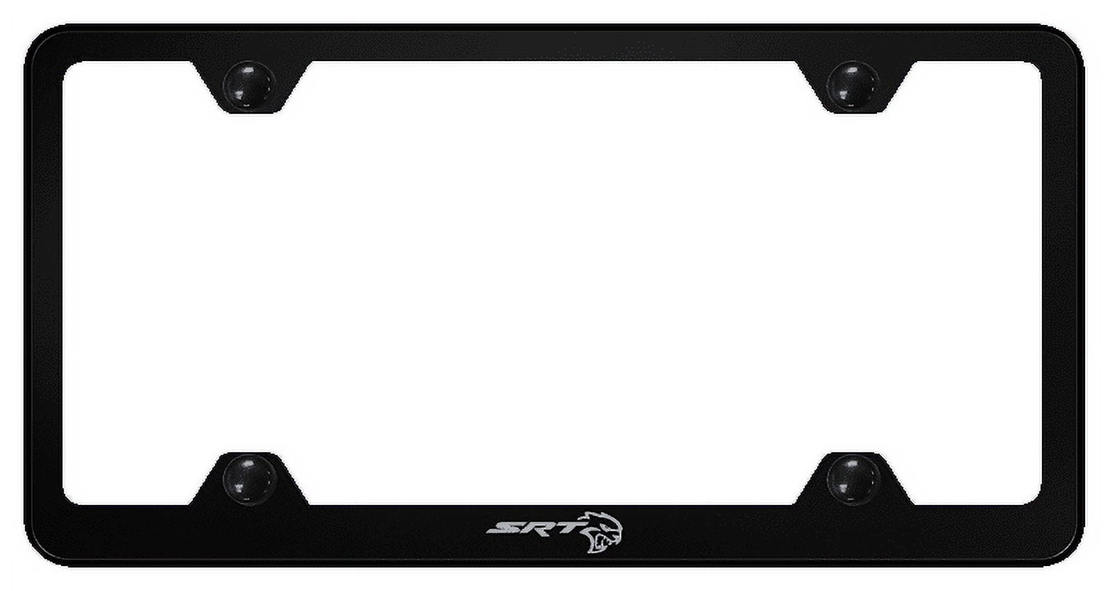 Dodge SRT Hellcat Laser Etched Logo Wide Body License Plate Frame ...