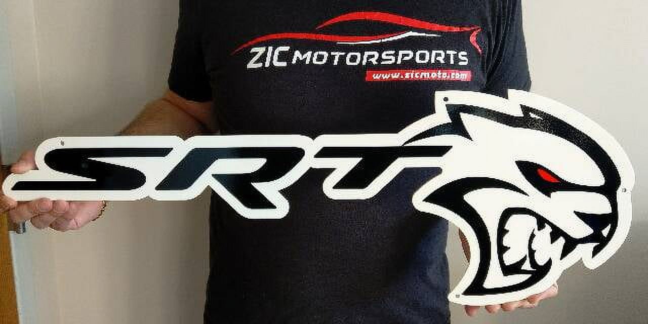 Dodge SRT Hellcat Red Eye Black Steel Sign - Walmart.com