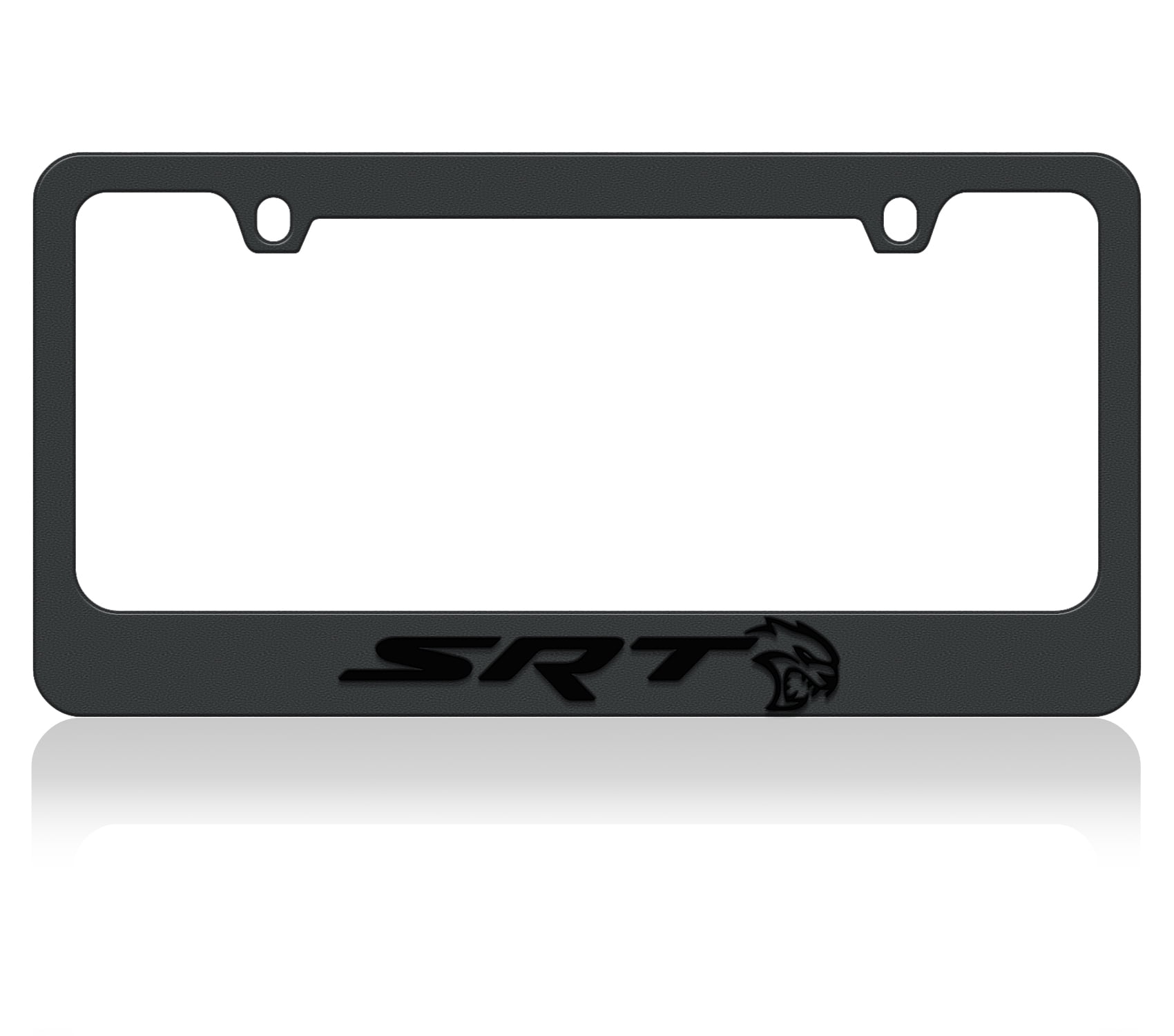 Dodge SRT License Plate Frame (Black) - Walmart.com