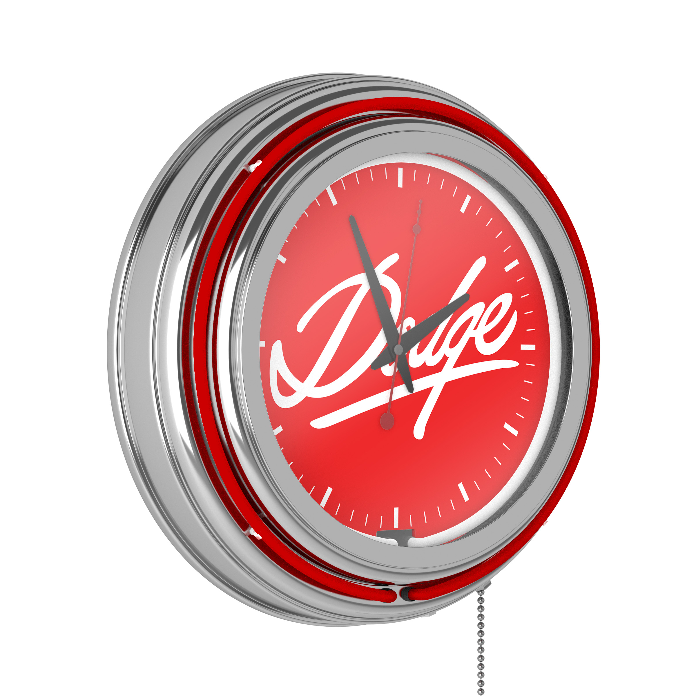 Dodge Retro Neon Wall Clock - Licensed - Vintage Design - Walmart.com