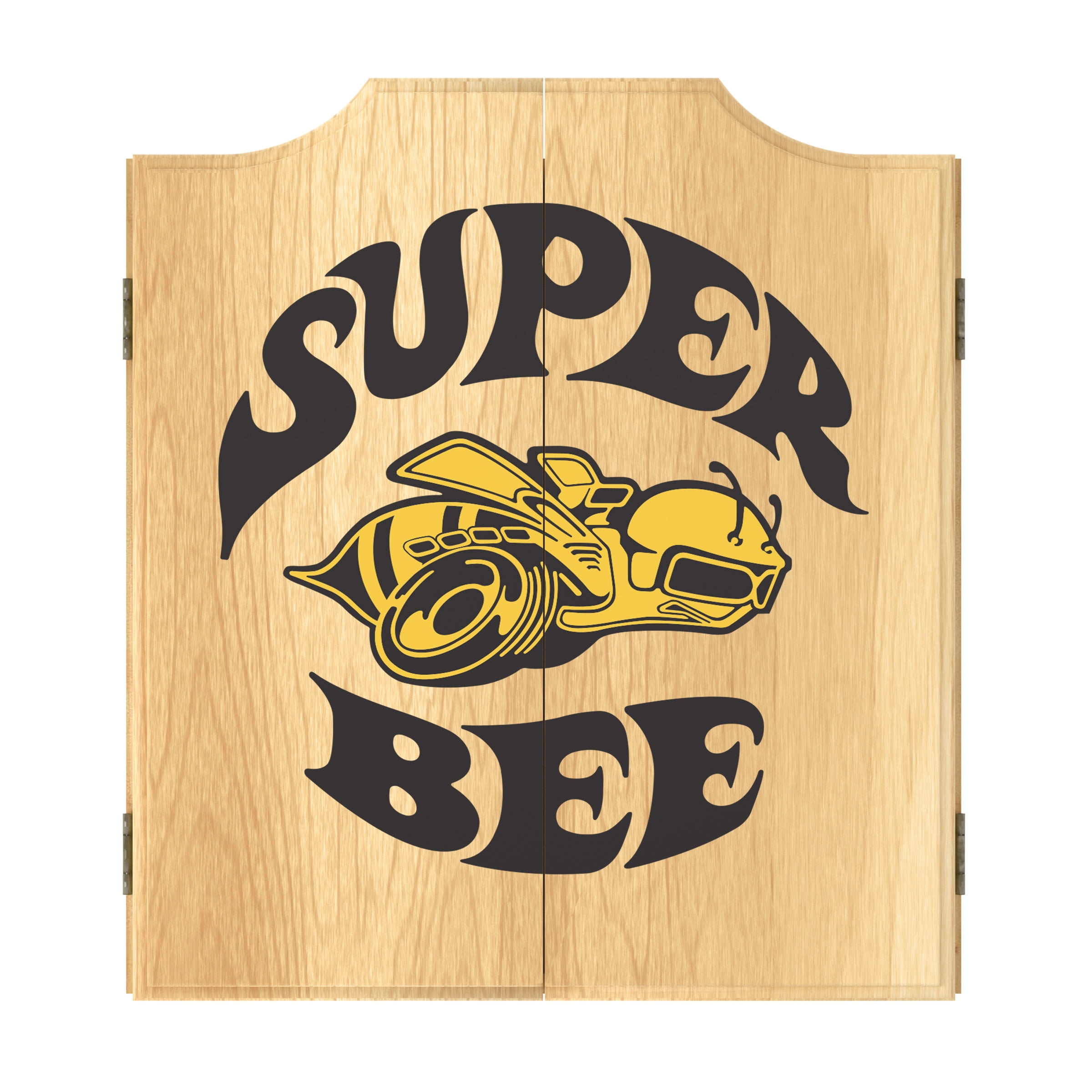 Trademark Gameroom Dodge Super Bee Dart Board Cabinet Set with 6 Steel ...
