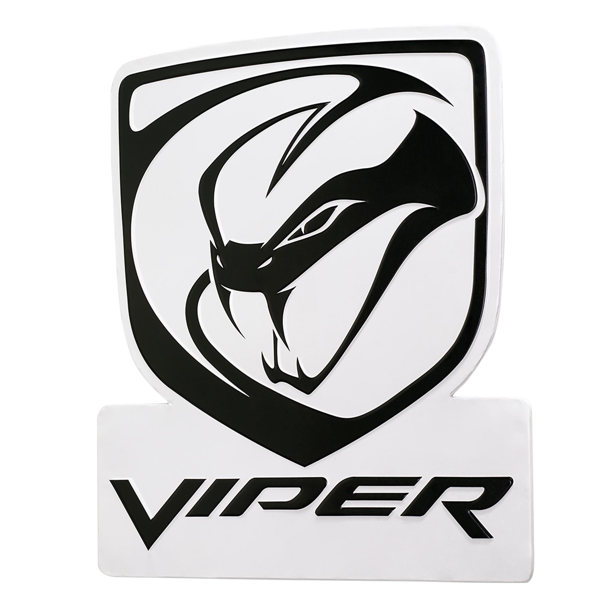 Dodge Viper Embossed Shaped Metal Wall Sign - 15.5" x 16.25" - Walmart.com