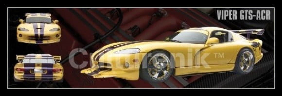 Dodge Viper GTS-ACR Laminated & Framed Poster (36 X 12) - Walmart.com