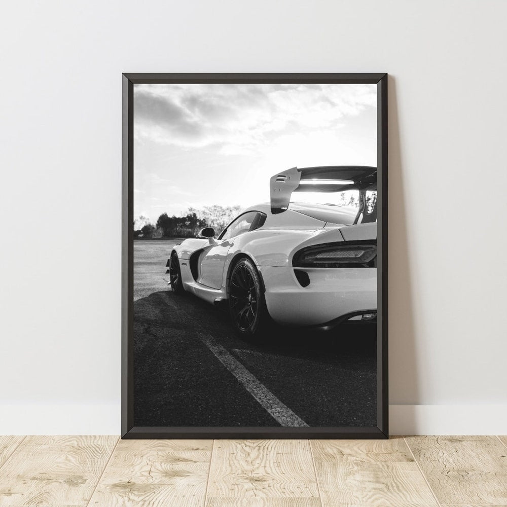 Dodge Viper Poster, Dodge Viper Print, Dodge Viper Wall Art, Sports Car ...