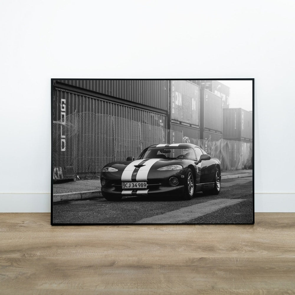 Dodge Viper Poster, Dodge Viper Print, Dodge Viper Wall Art, Sports Car ...
