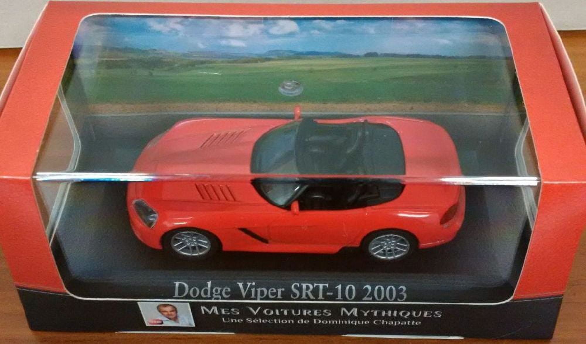 Dodge Viper SRT-10 1:43 scale Diecast Model Car in Sunset Orange by Ex ...