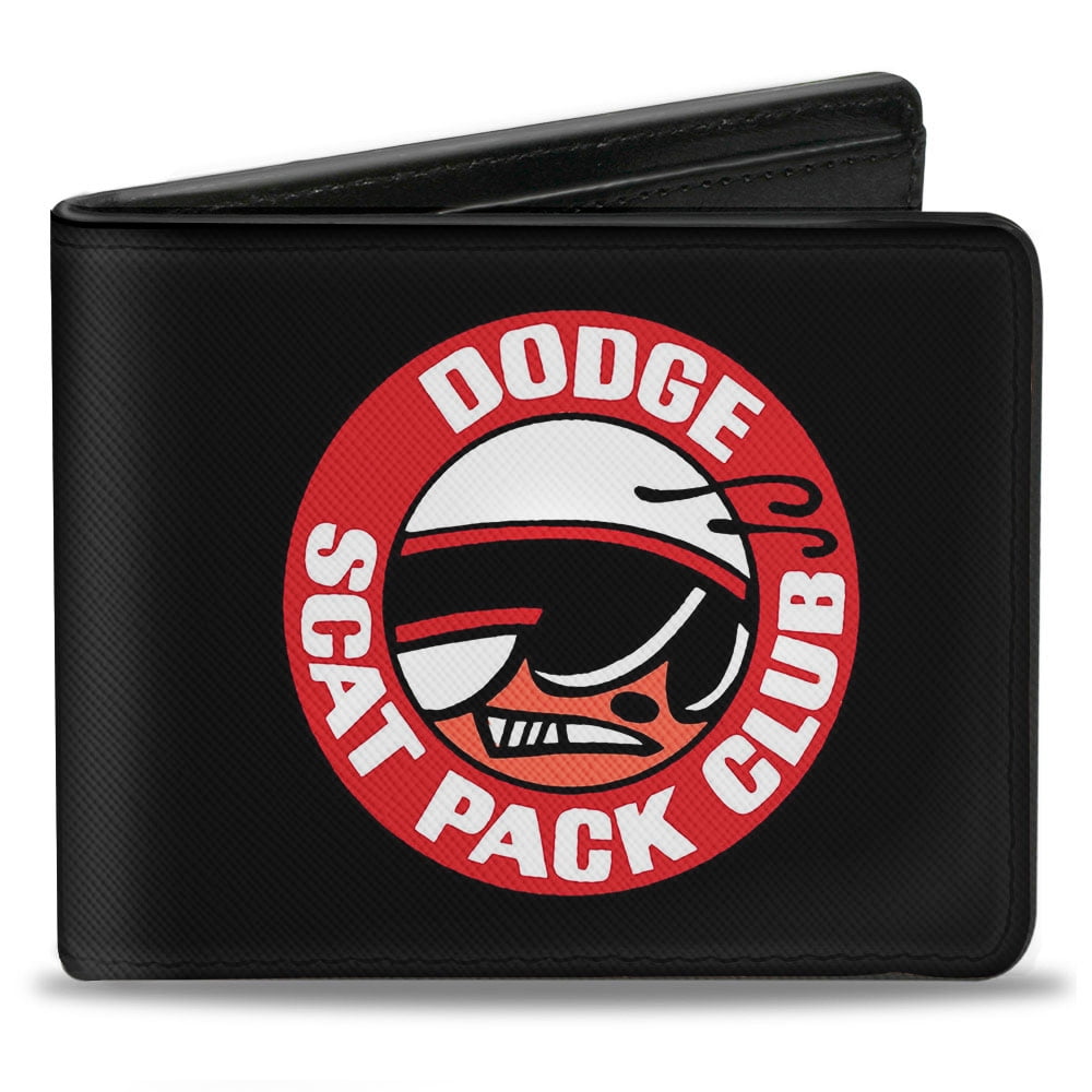 Dodge Wallet, Bifold, Dodge Scat Pack Club Bumblebee Logo Black Red ...