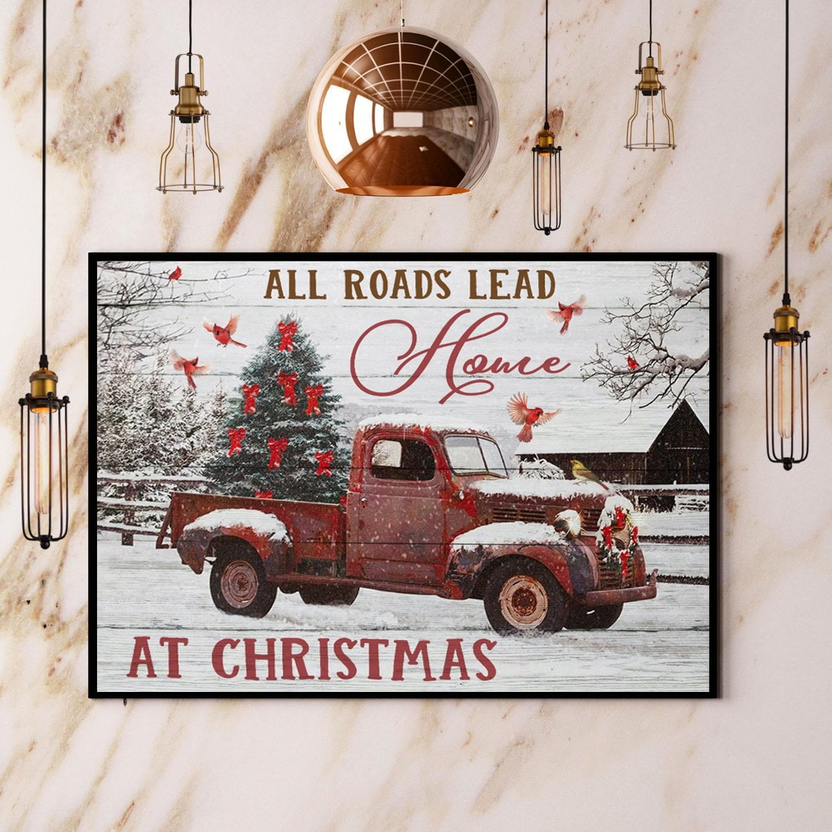 Dodge Warlock Cardinal Christmas All Roads Lead House At Christmas Xmas ...