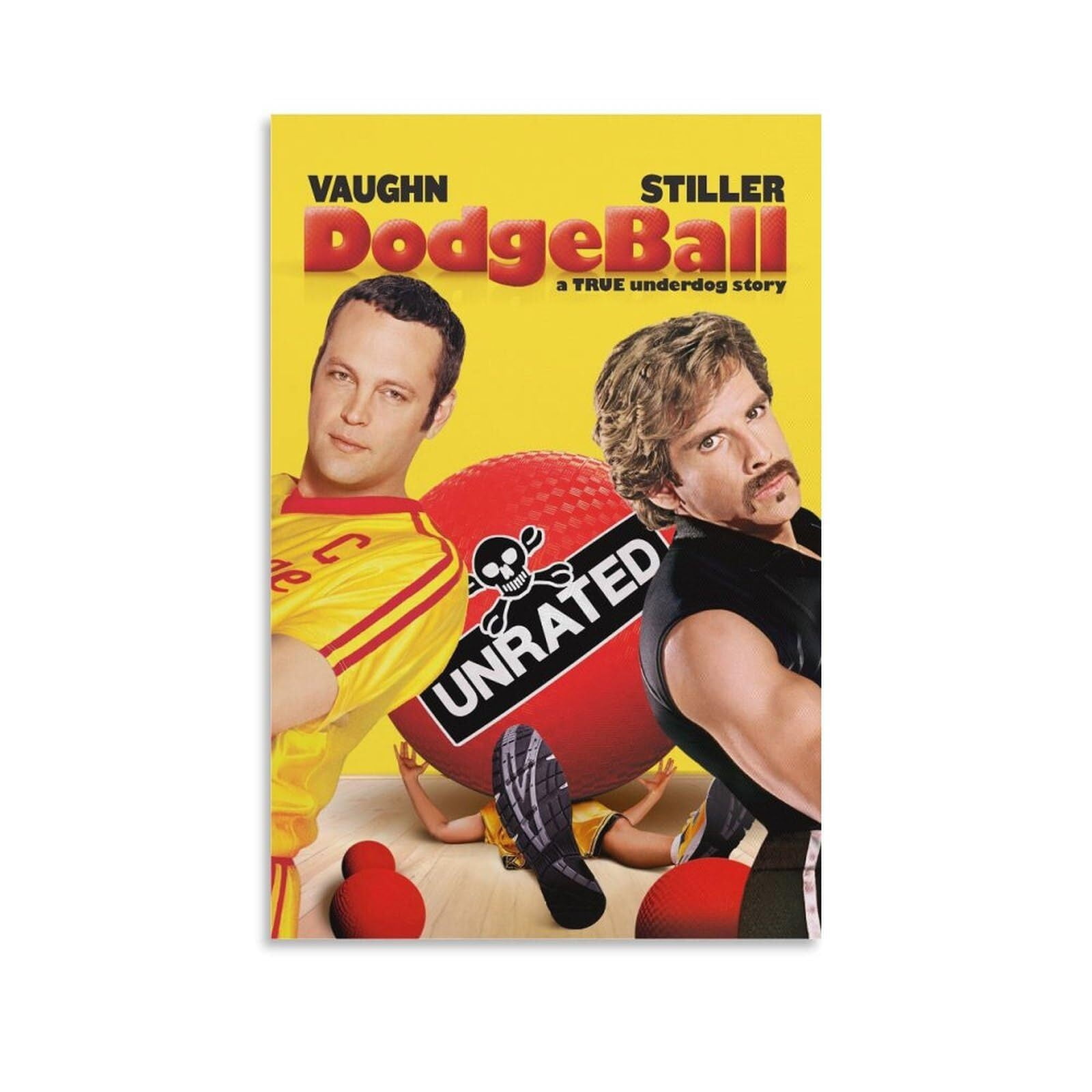 Dodgeball A True Underdog Story Comedy Film Movie Poster Wall Painting ...