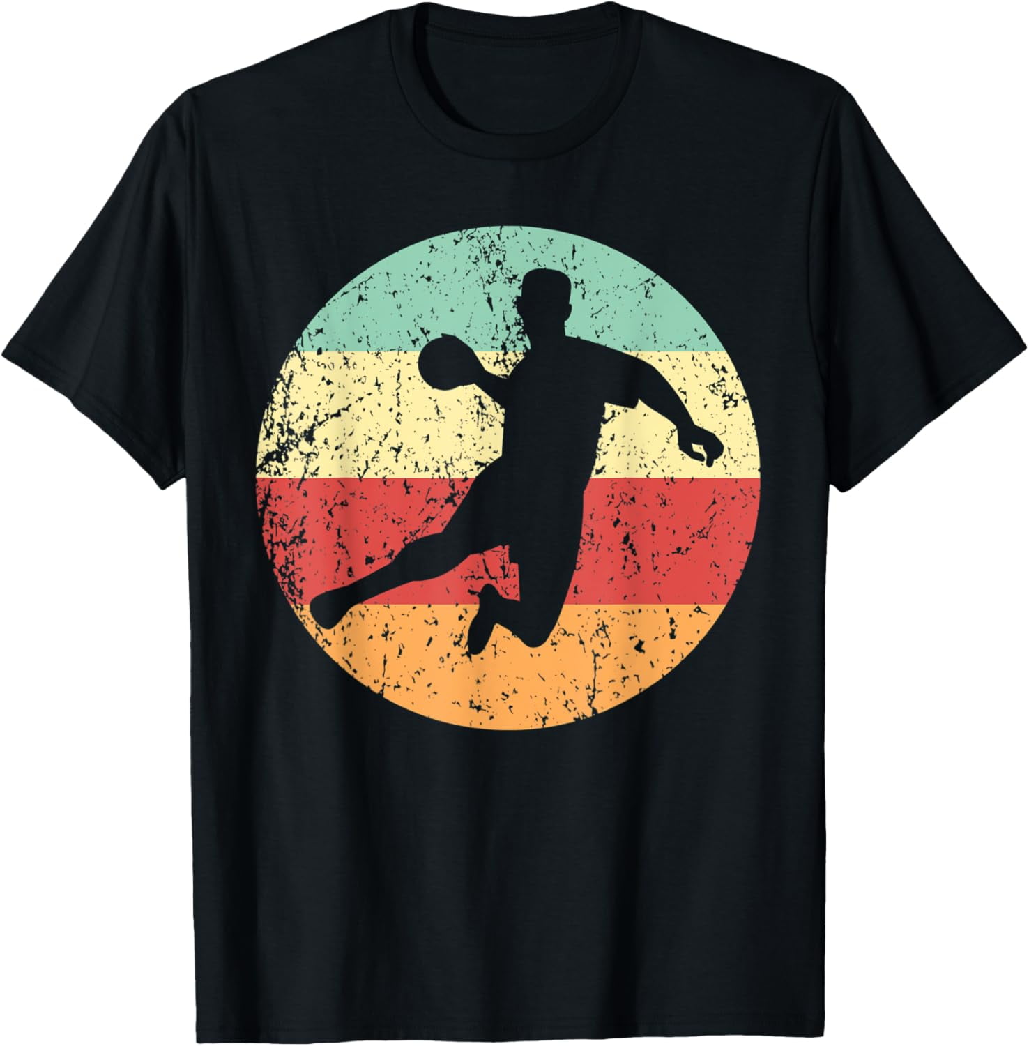 Dodgeball Vintage Dodgeball Player Cool Retro 1970's Style T-Shirt ...