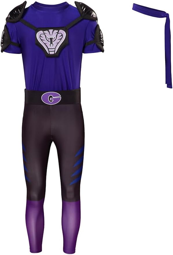 Dodgeball White Goodman Outfit Sets Adult Purple Cobras Jersey ...