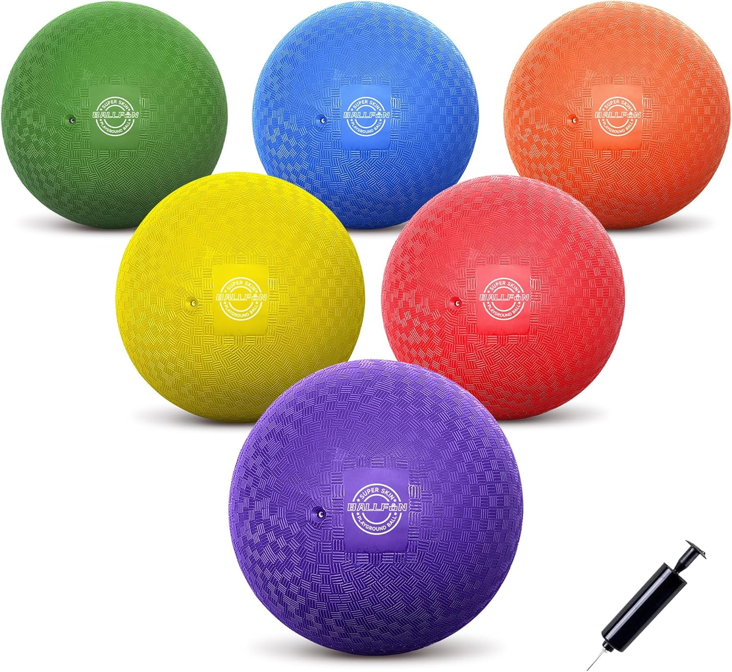 Dodgeballs Playground Balls, Dodge Ball Set for Kids & Adults, Bouncing ...