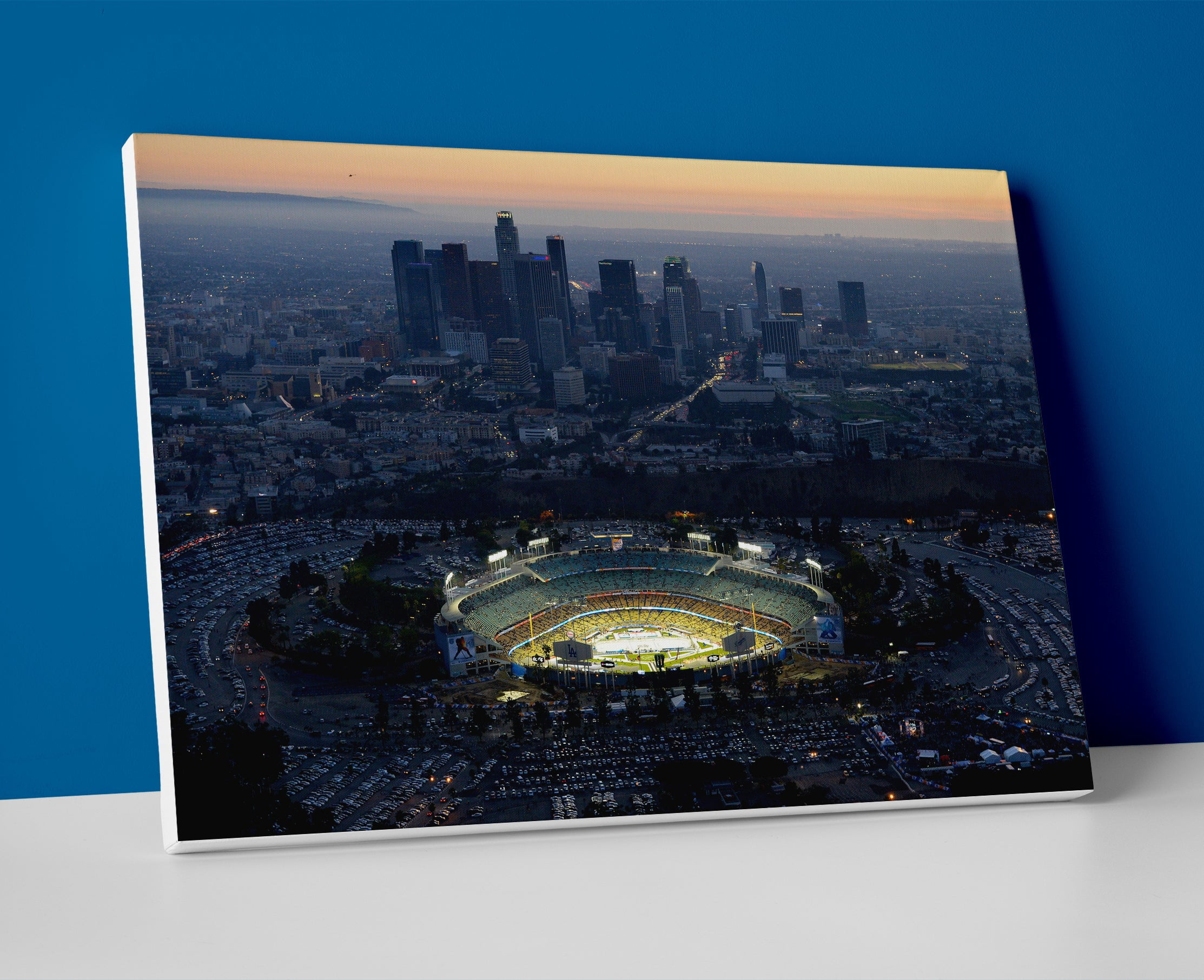 Dodger Stadium Poster or Wrapped Canvas - Walmart.com