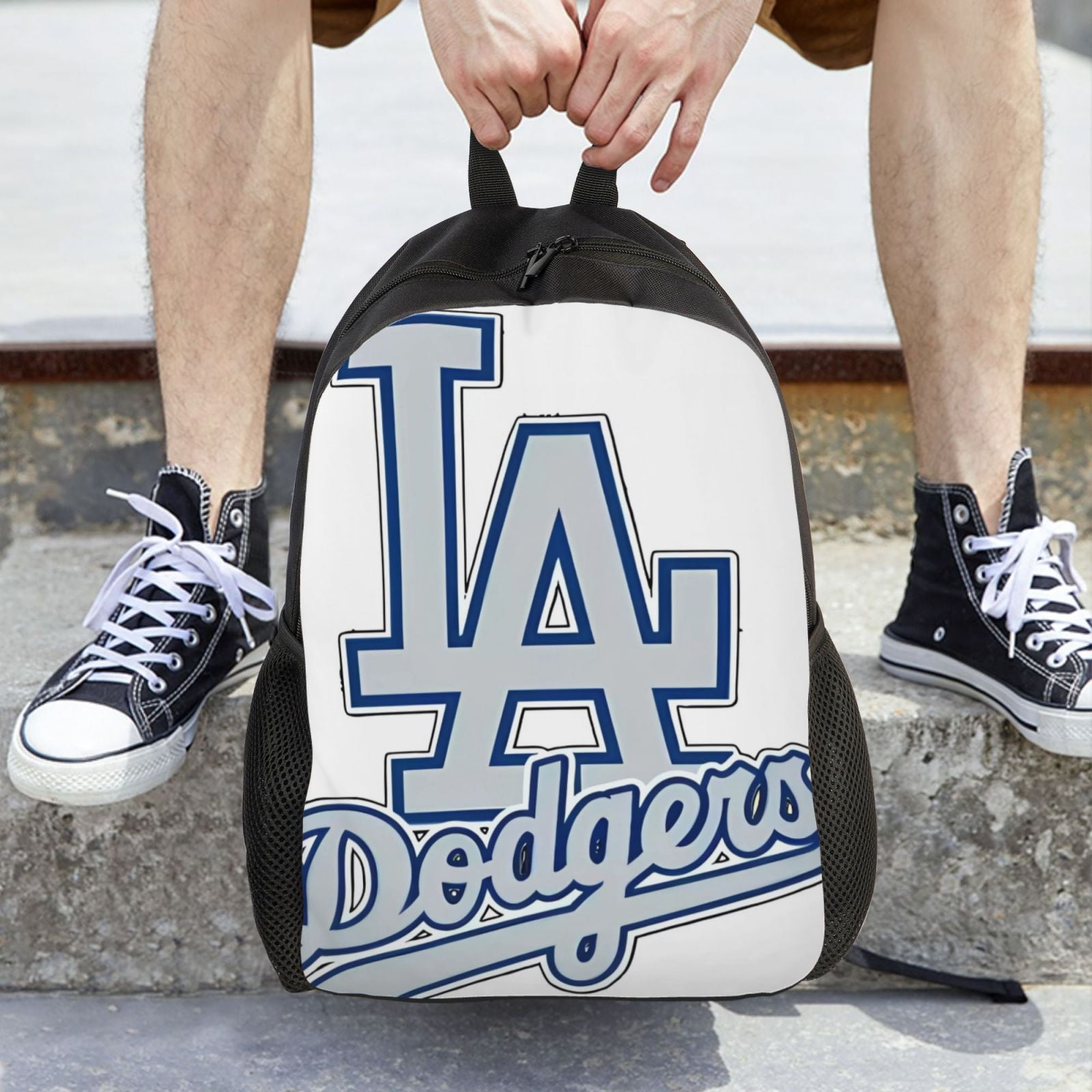Dodgers Adjustable Student Backpack Custom Football Fans Travel Laptop ...