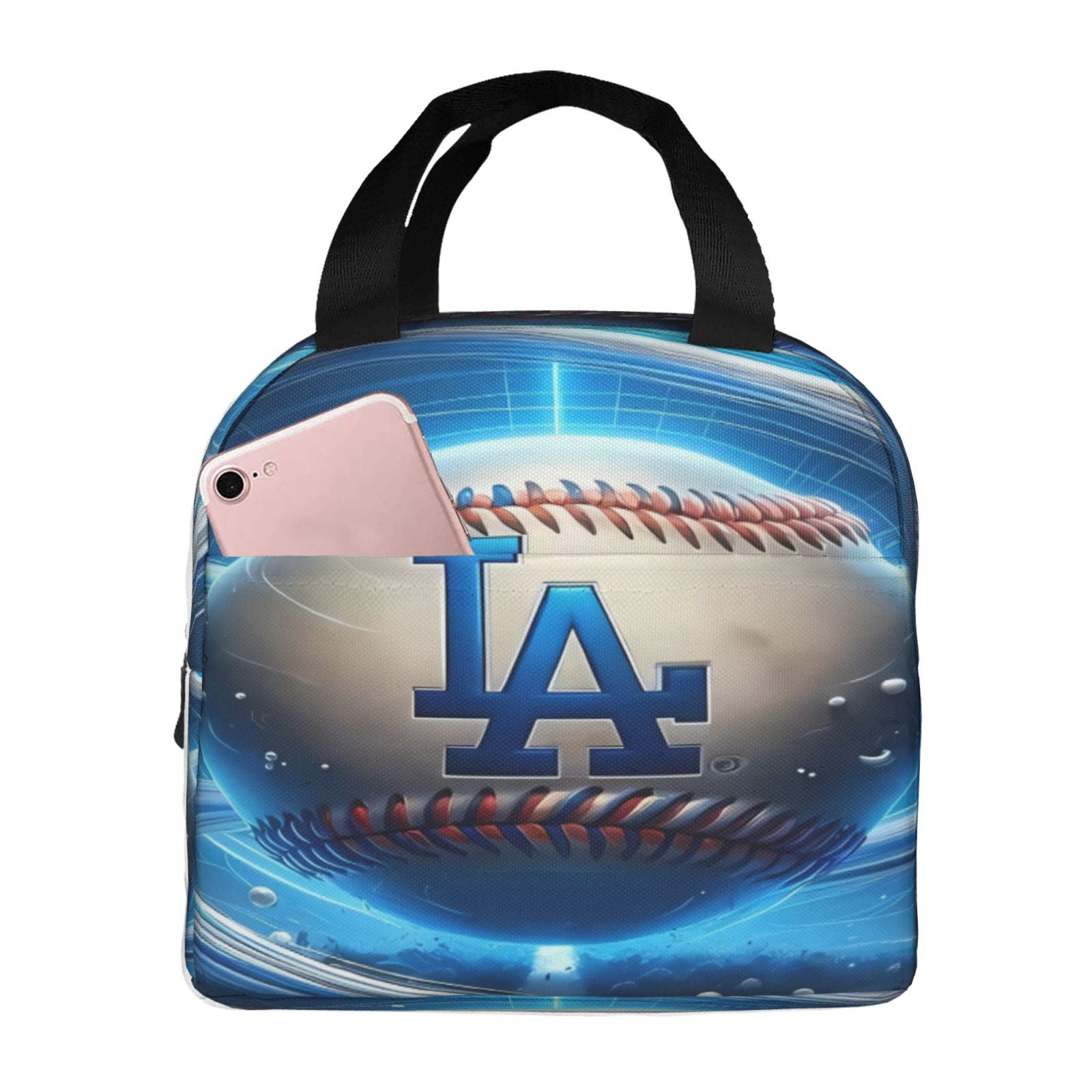 Dodgers Baseball Team Campus Insulated Lunch Bag, Leak-Proof Lunch Box ...