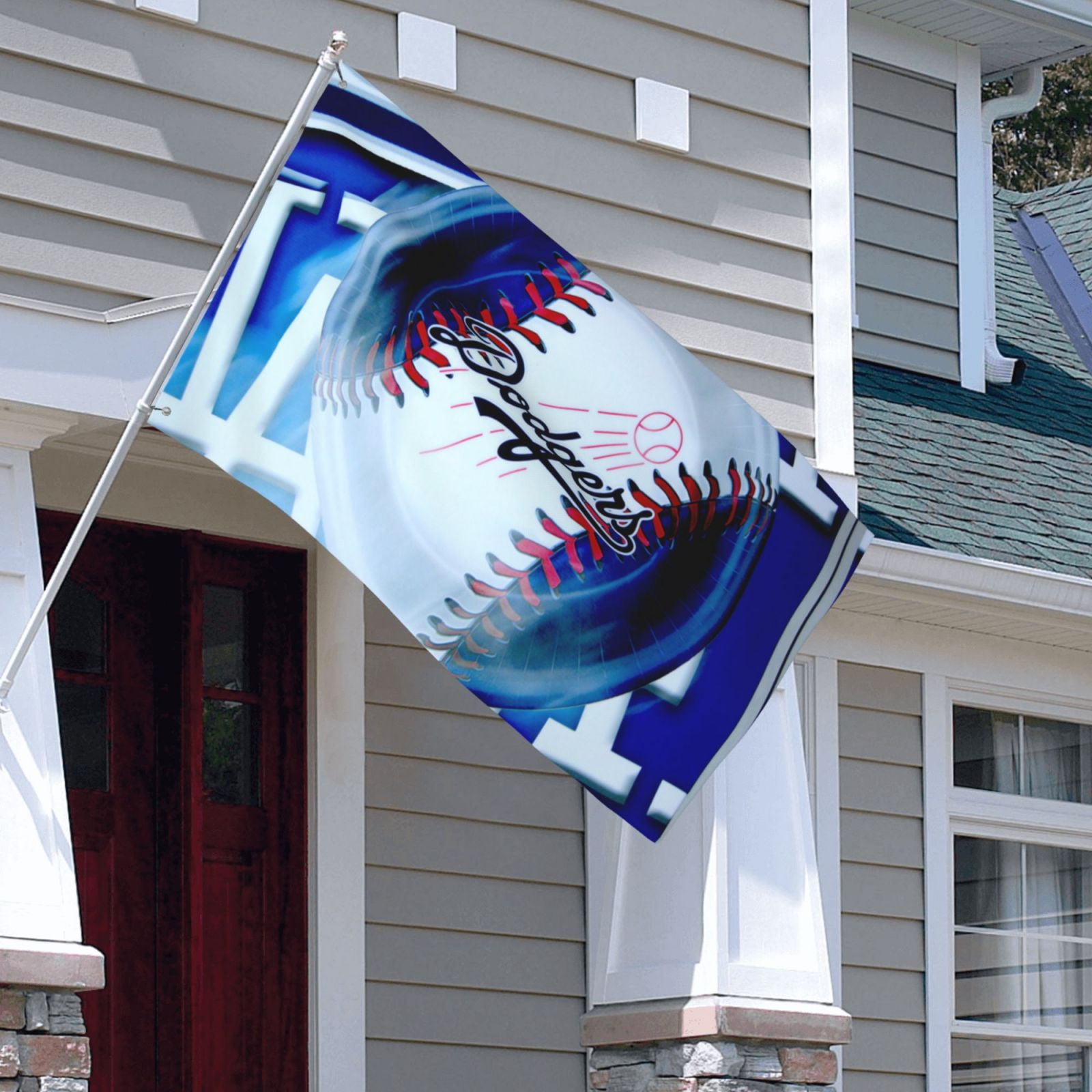 Dodgers Baseball Team Custom 3x5FT Polyester Flag, Easy to Install ...