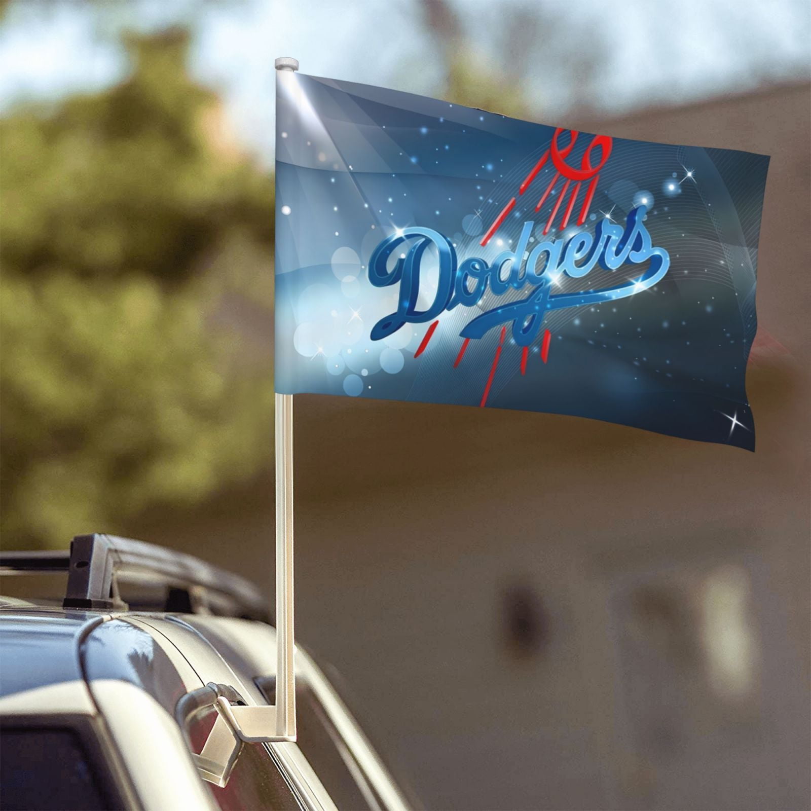 Dodgers Baseball Team Custom Car Flag 12 x 18 Inch Baseball Team Logo ...