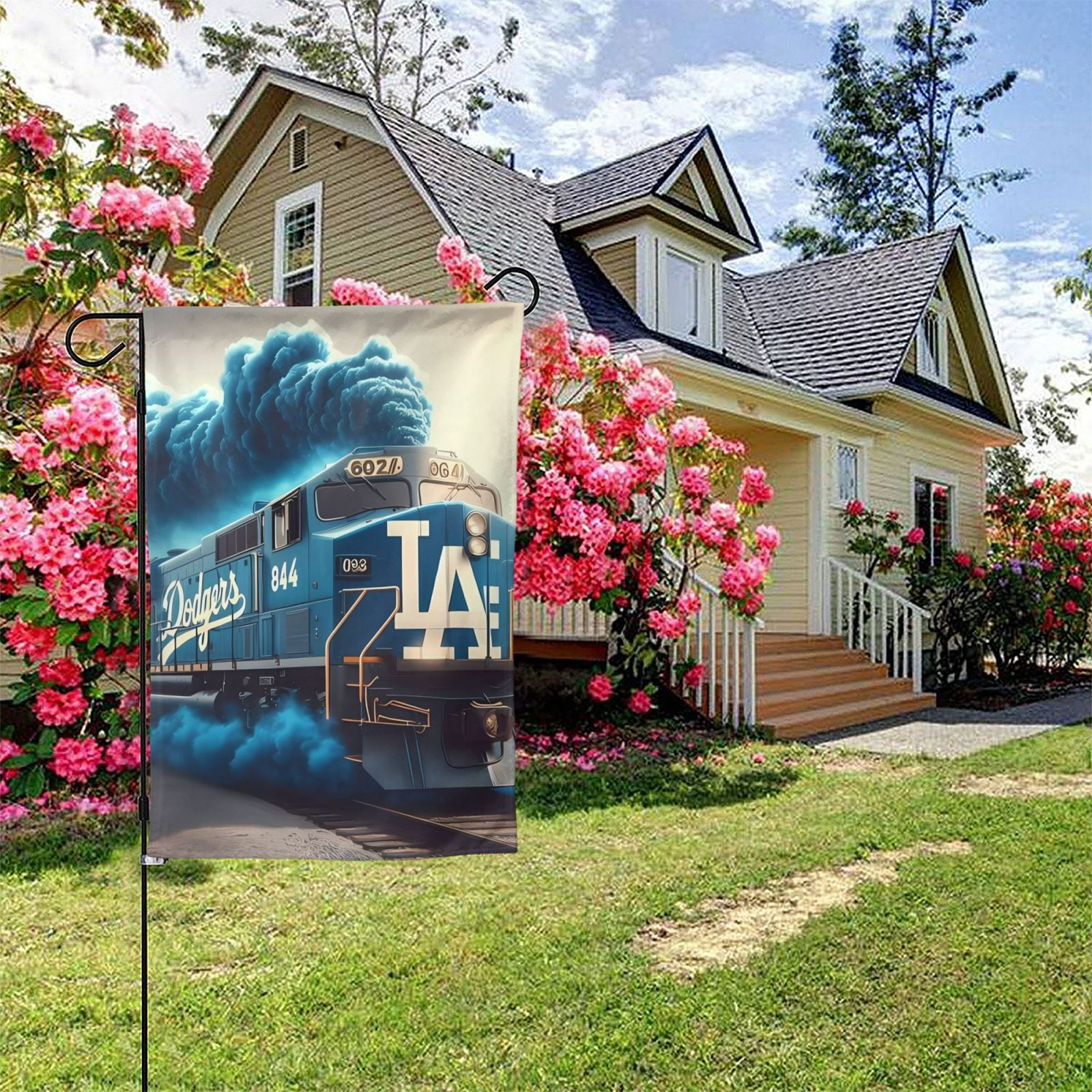 Dodgers Baseball Team Custom Garden Flags Personalized Yard Flags with ...