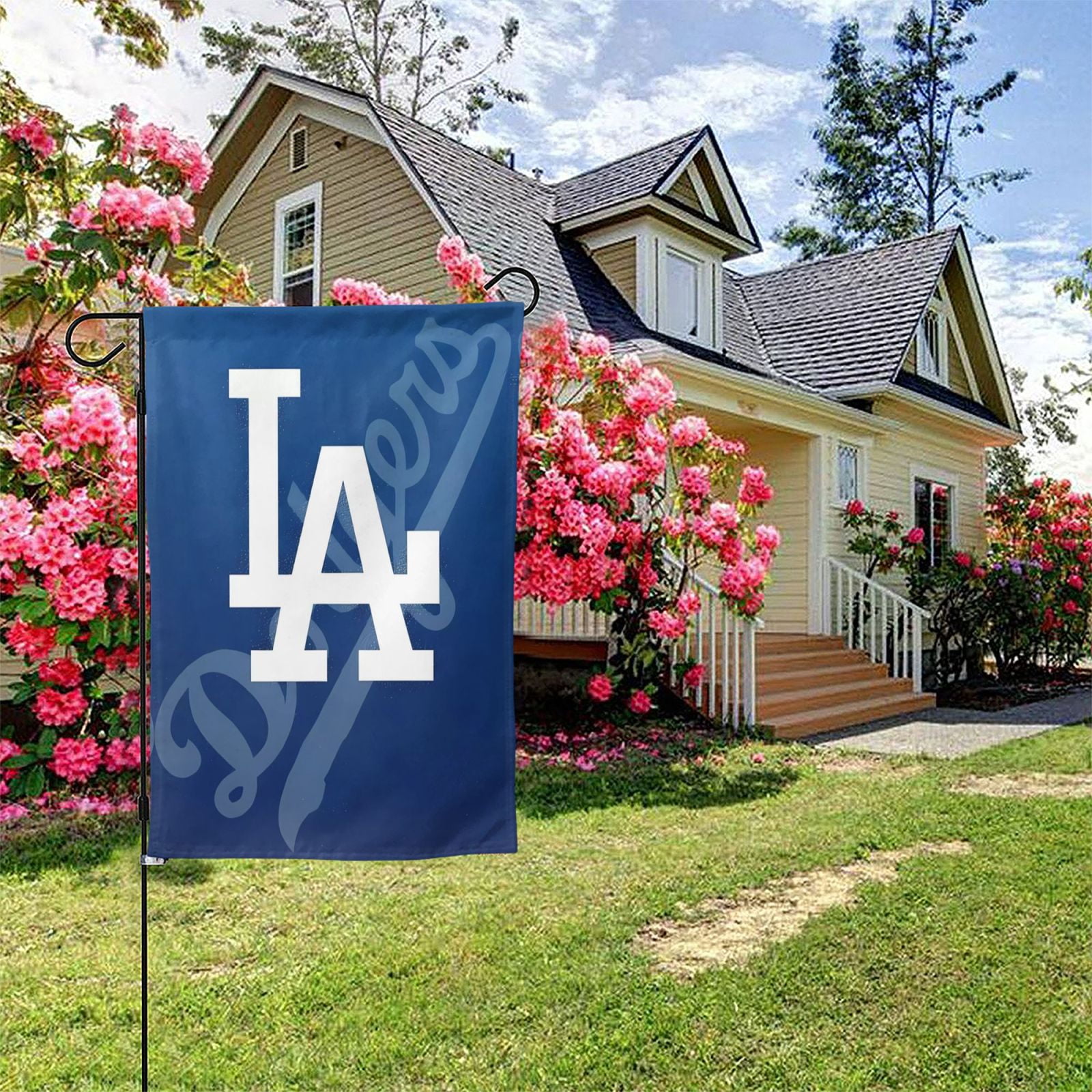 Dodgers Baseball Team Custom Garden Flags Personalized Yard Flags with ...