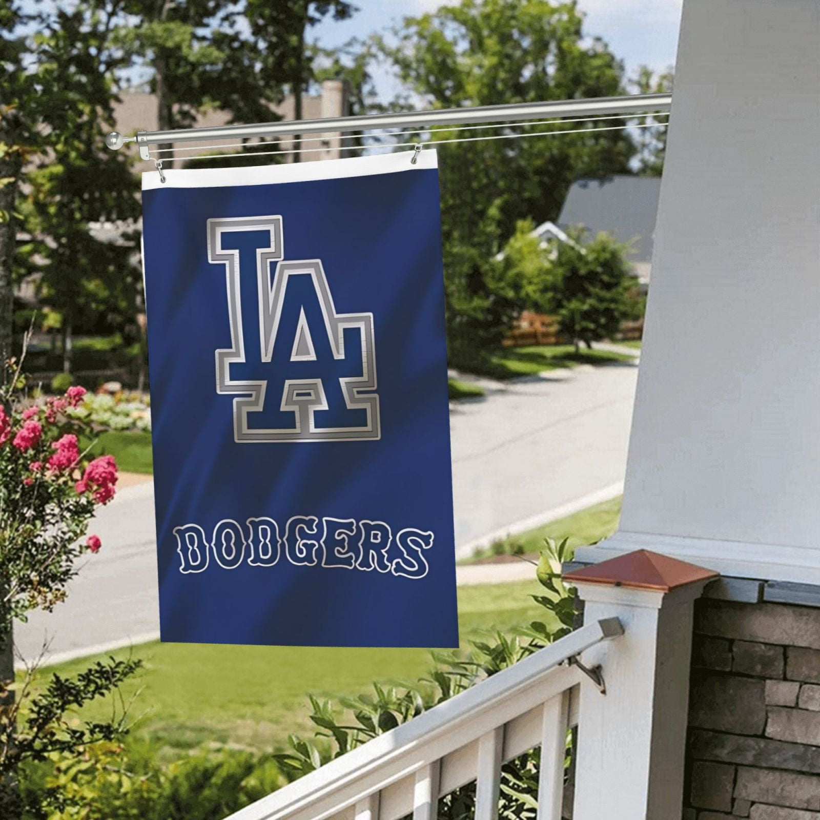 Dodgers Baseball Team Custom Logo Double Sided 2x3 Feet Outdoor Vibrant ...