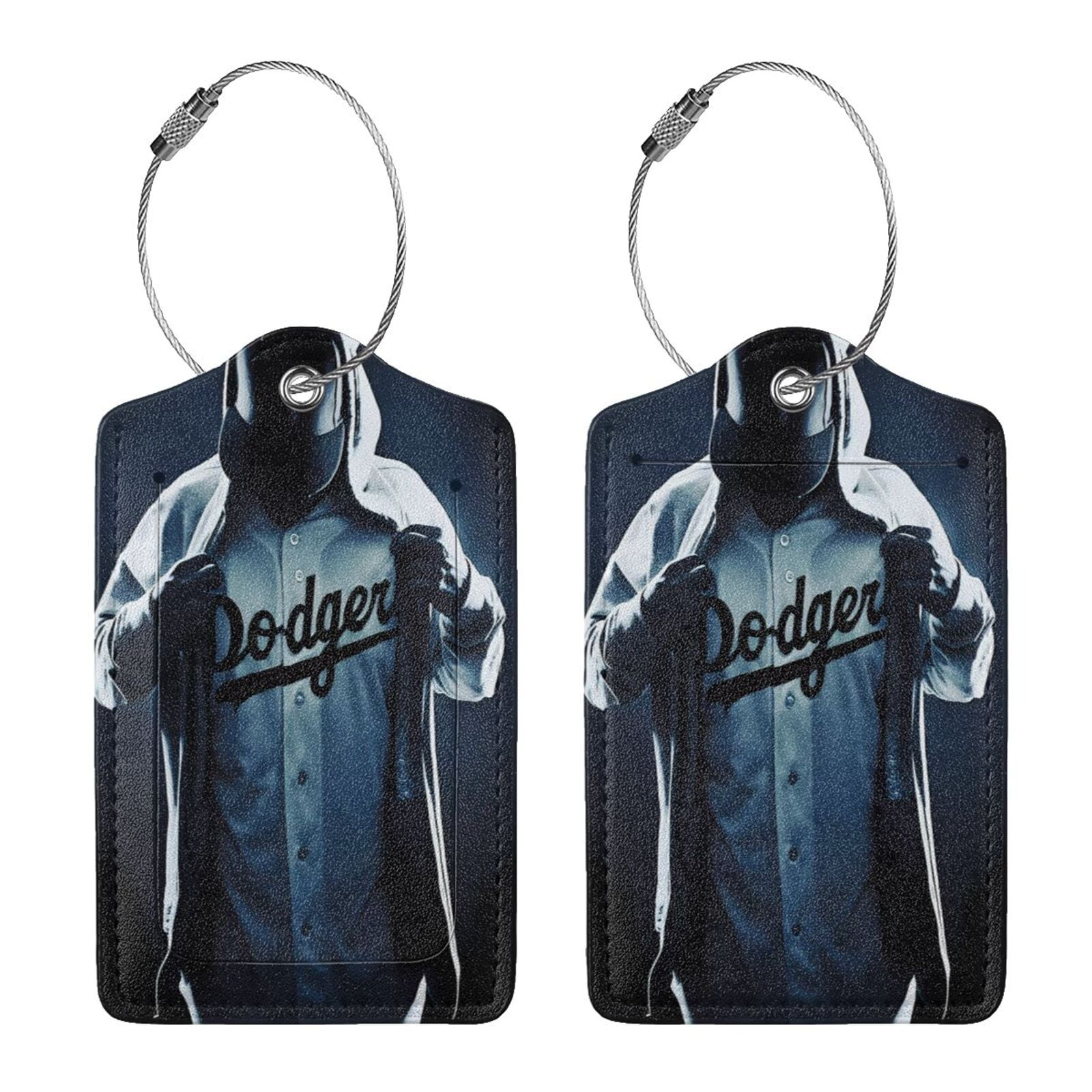 Dodgers Baseball Team Custom PU Leather Luggage Tags, Personalized ...