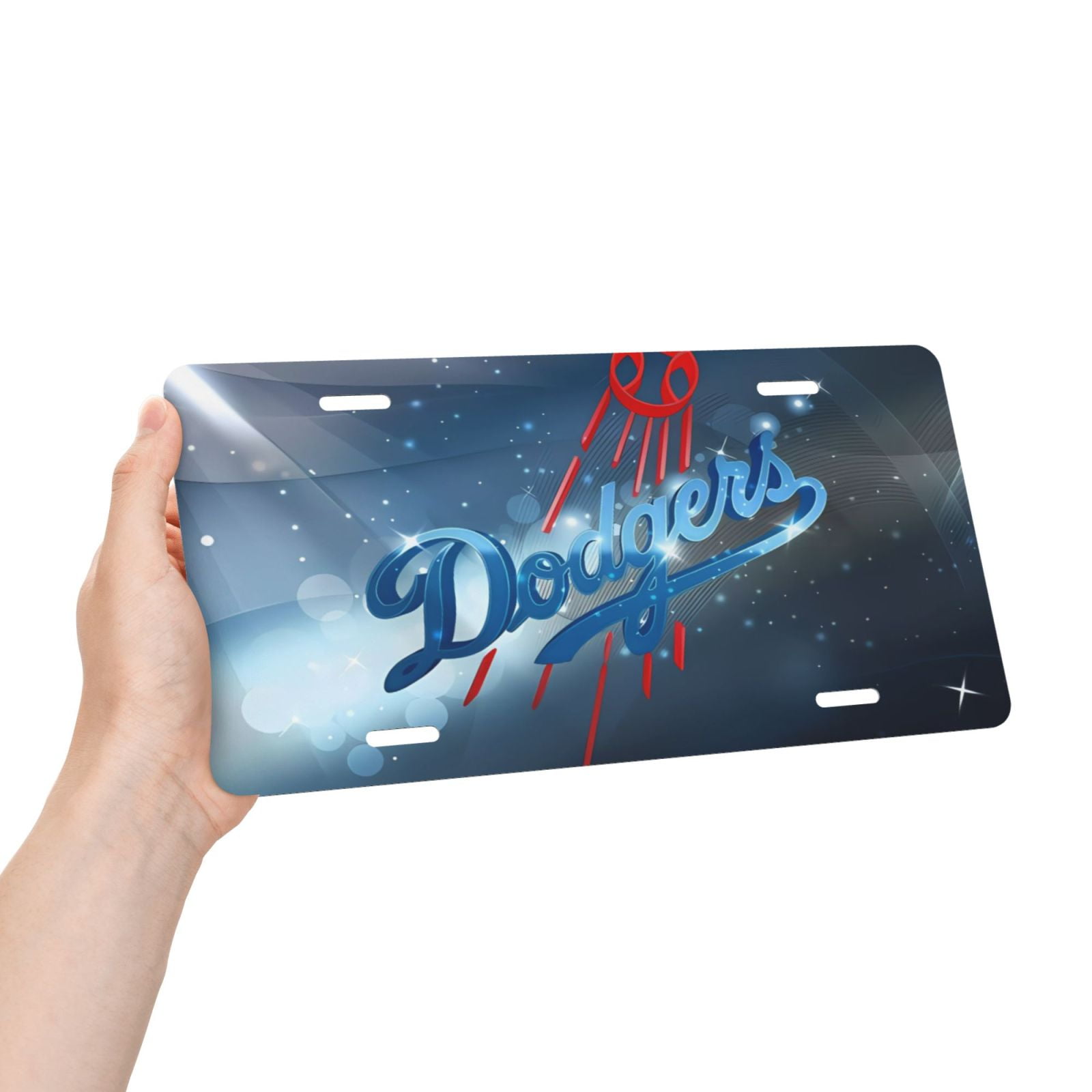 Dodgers Baseball Team Decorative Logo License Plate 6" X 129" Baseball ...