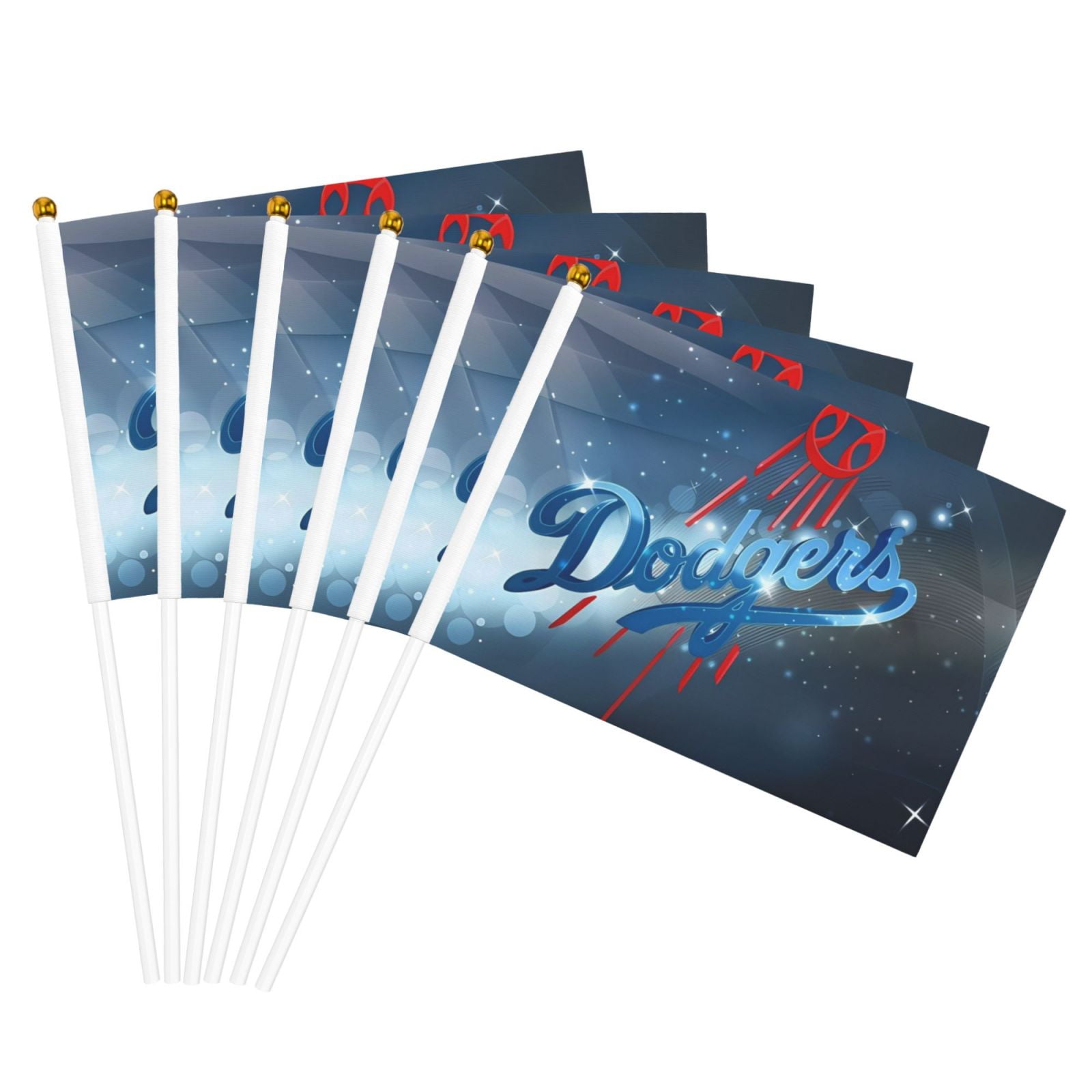 Dodgers Baseball Team Double Sided Hand Waving Flag, Spectator Hand ...
