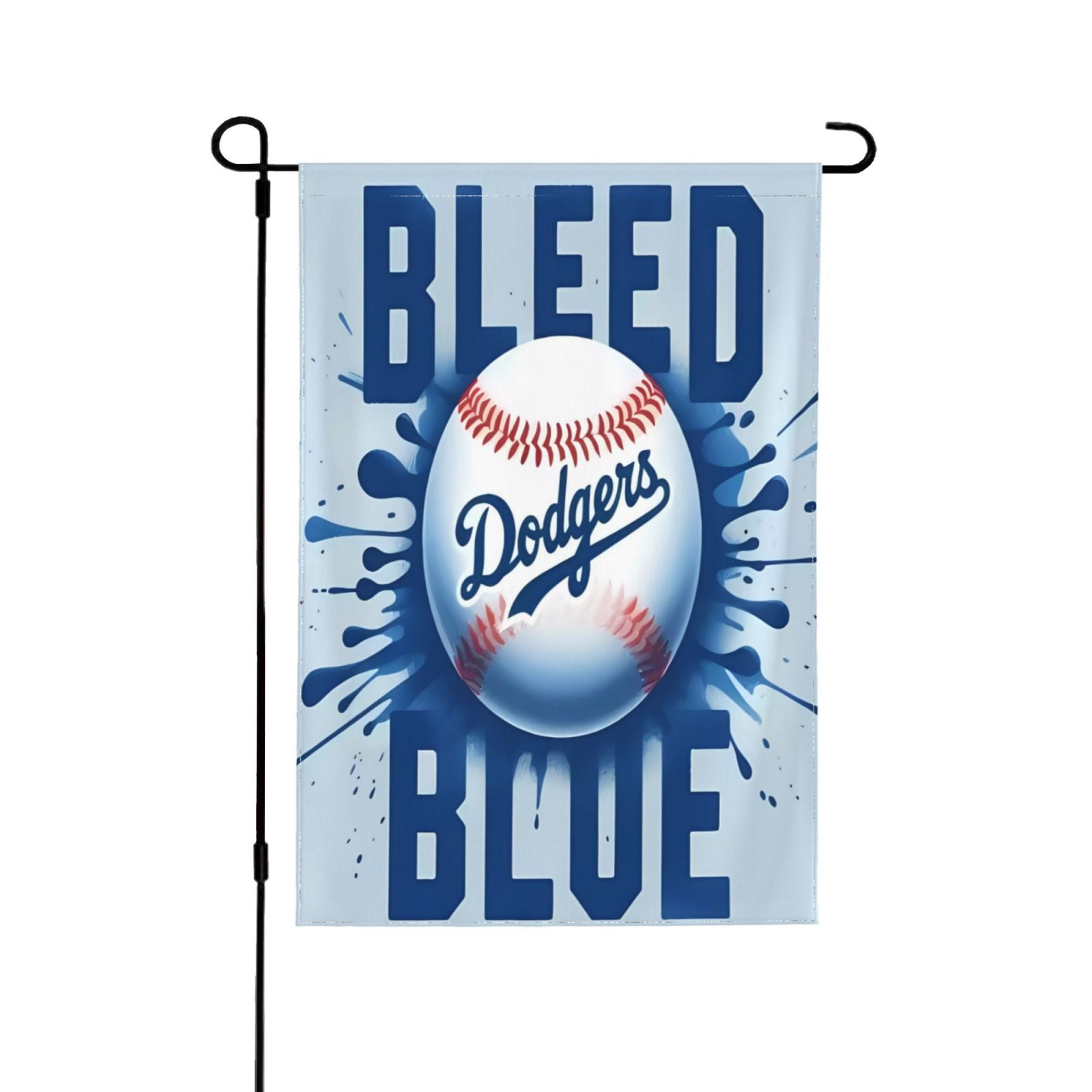 Dodgers Baseball Team Front Garden Flag, Fans Spectator Flag Hanging ...