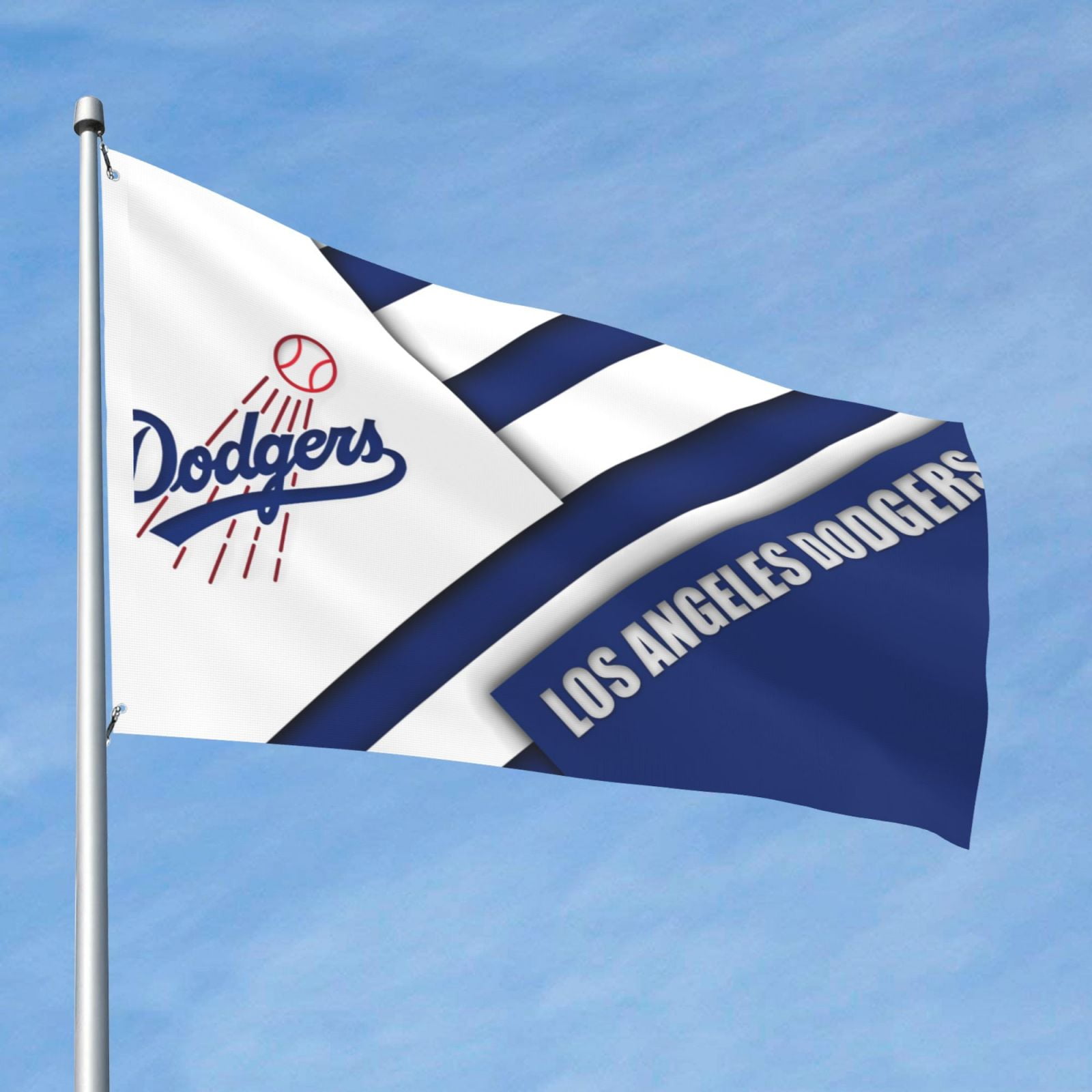 Dodgers Baseball Team Outdoor Double Sided Flag 2X3FT Easy to Install ...