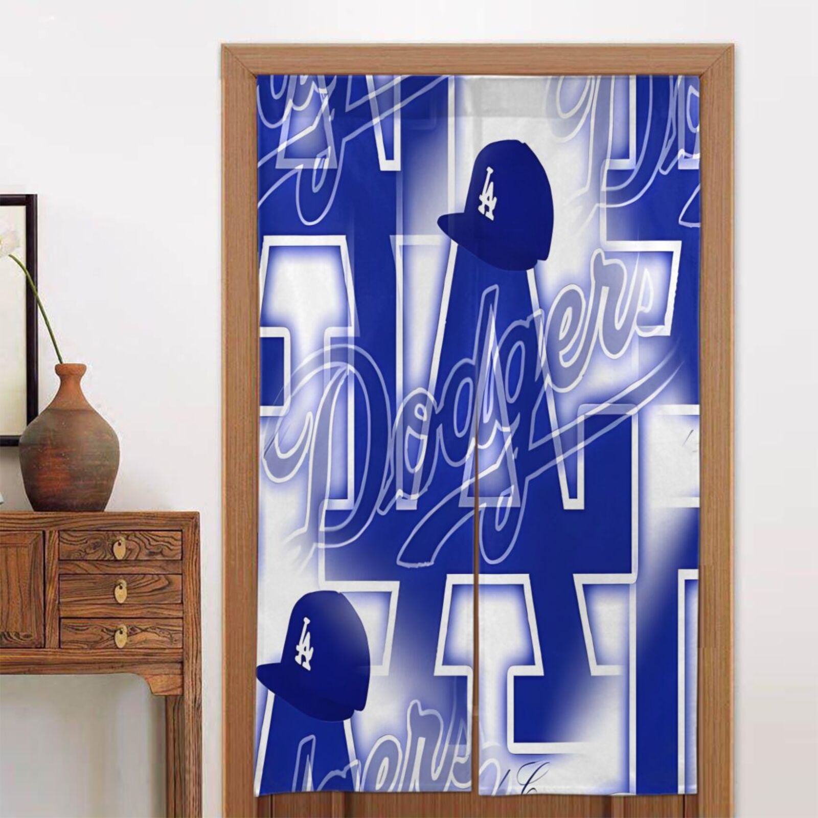 Dodgers Baseball team gate decoration banner, privacy blackout storm ...