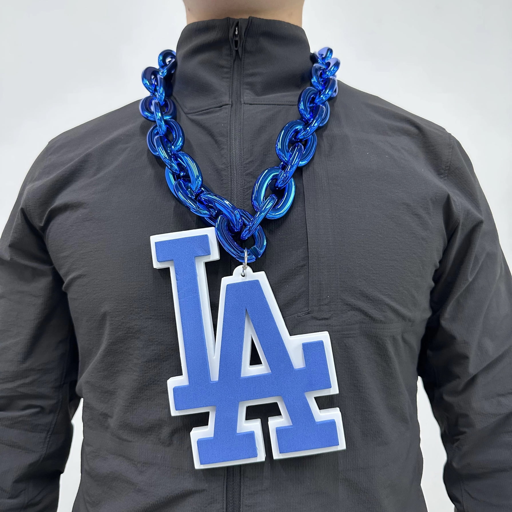 Dodgers Big Chain – 34" Blue Chain LA Necklace with 3D Evo Foam Logo (7 ...